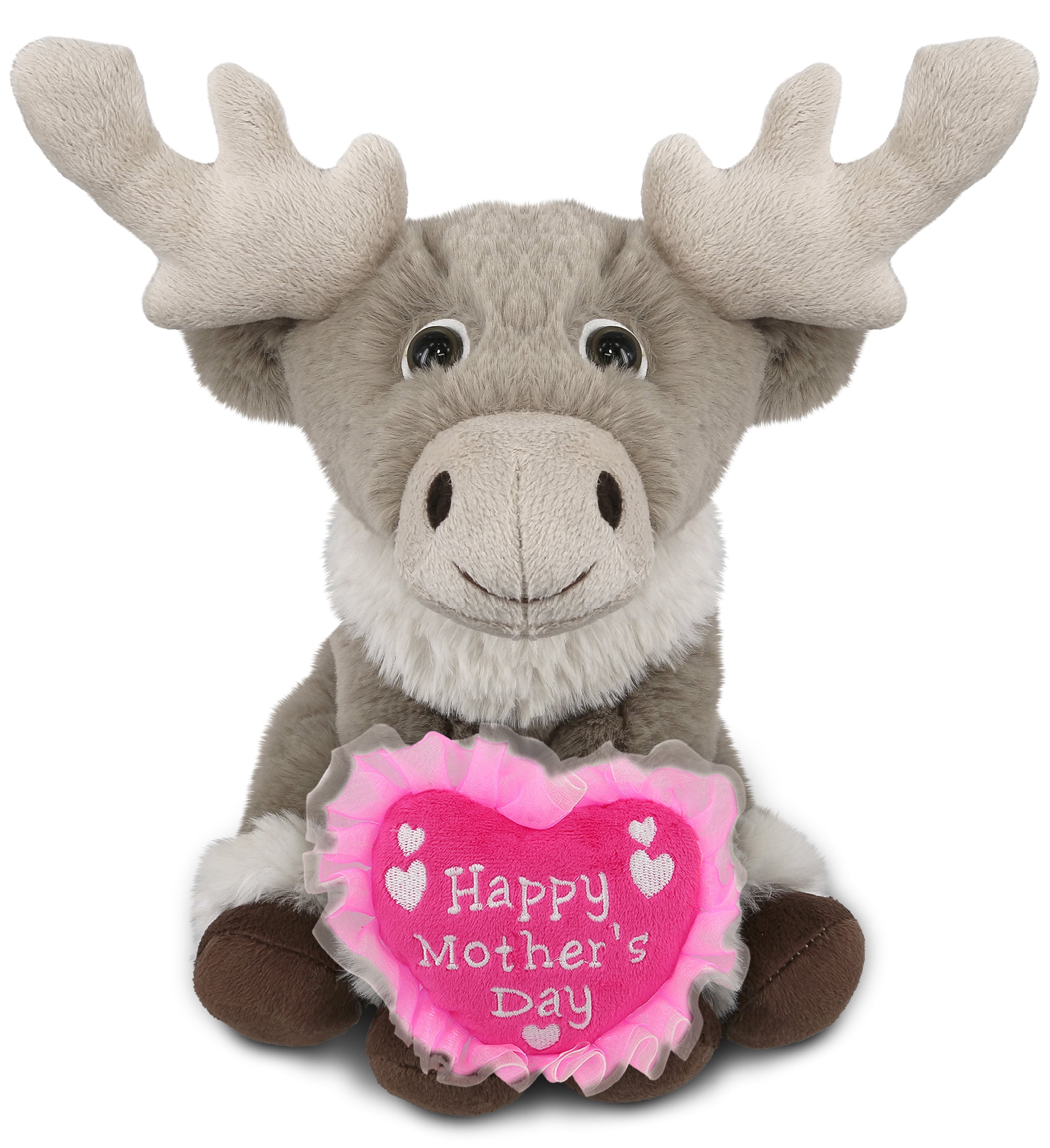DolliBu Happy Mother's Day Super Soft Plush Squat Reindeer - Cute ...