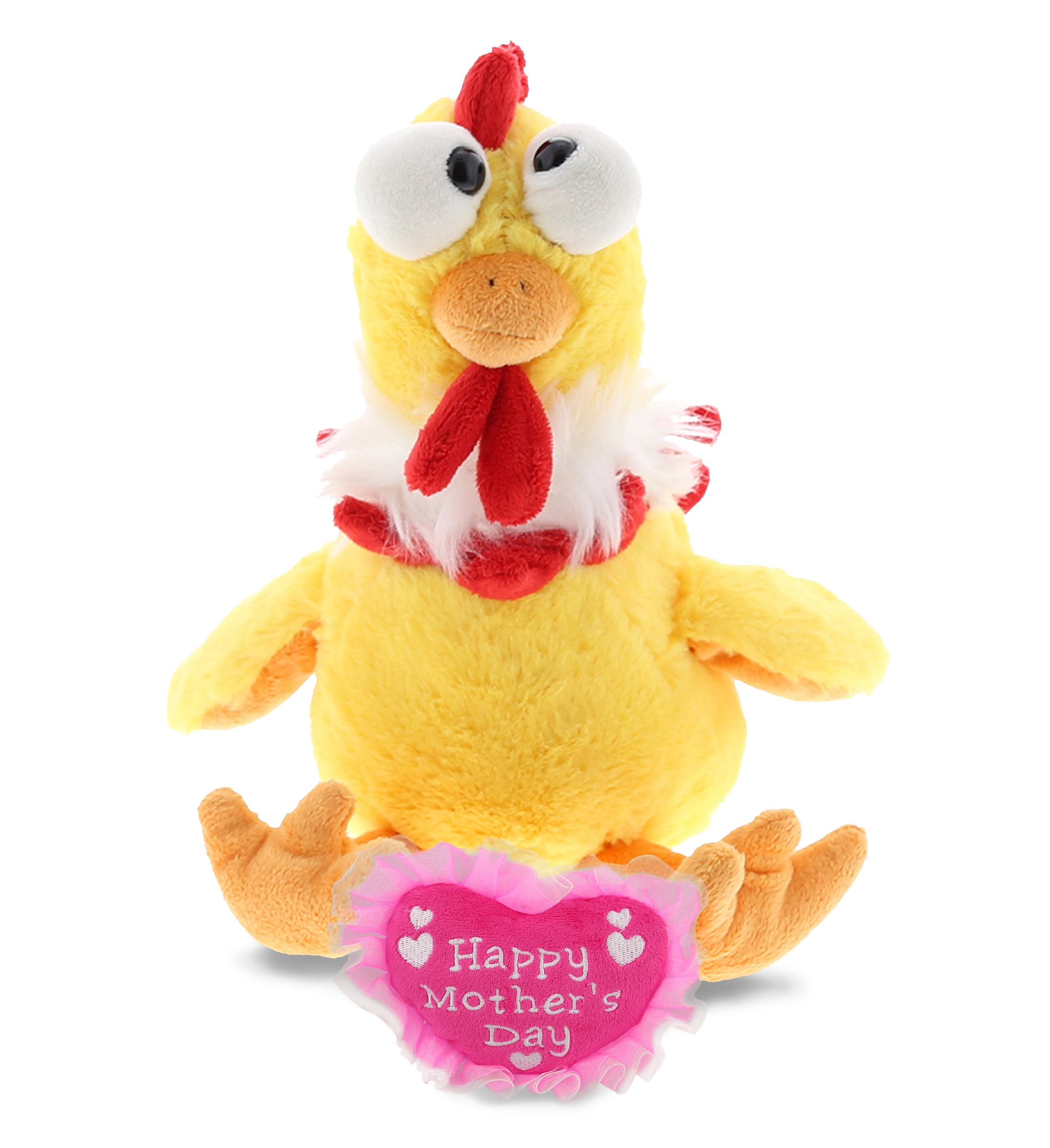DolliBu Happy Mother's Day Super Soft Plush Yellow Rooster Figure ...