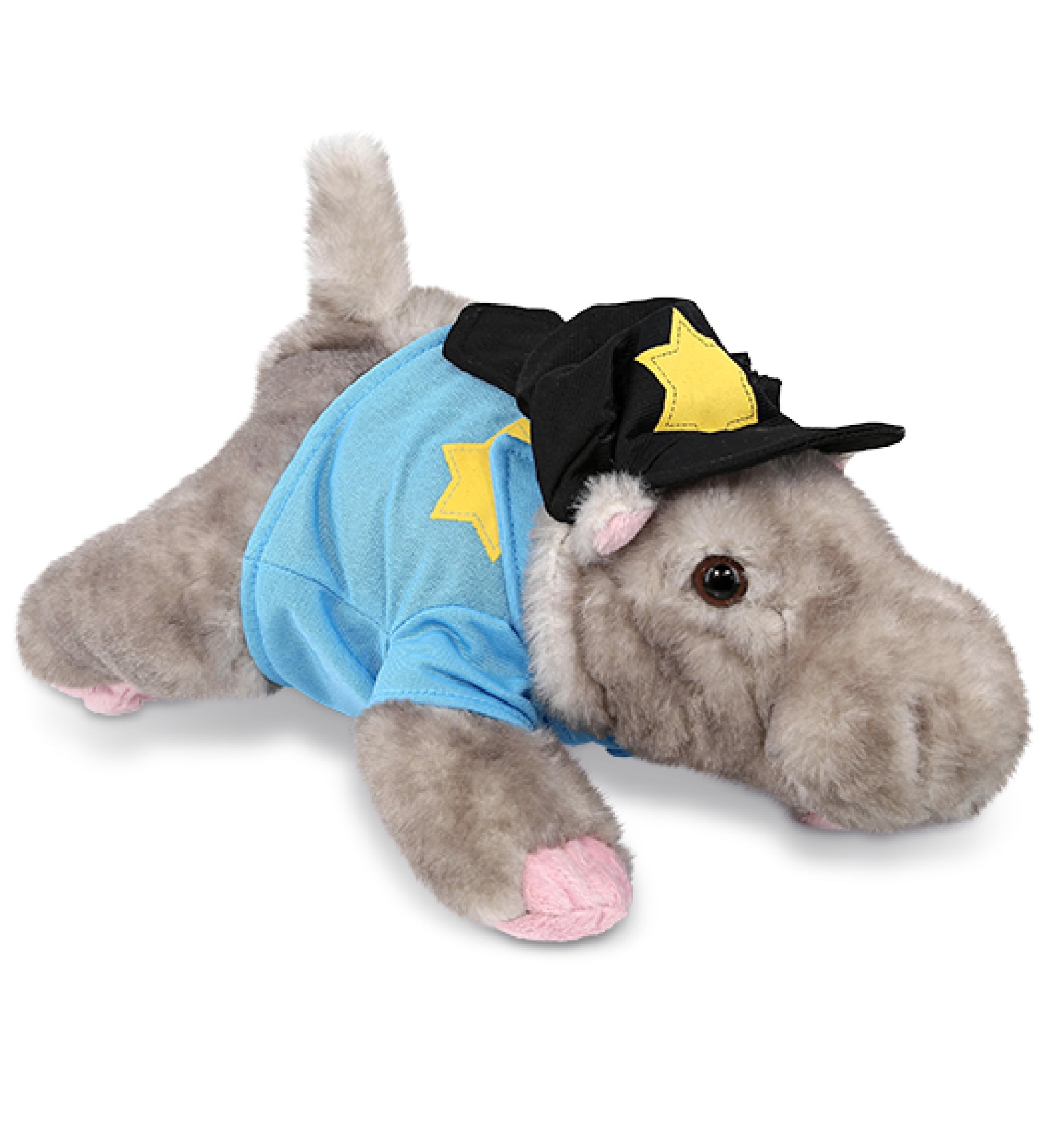 DolliBu Hippo Police Officer Wild Collection Plush Toy - Soft ...