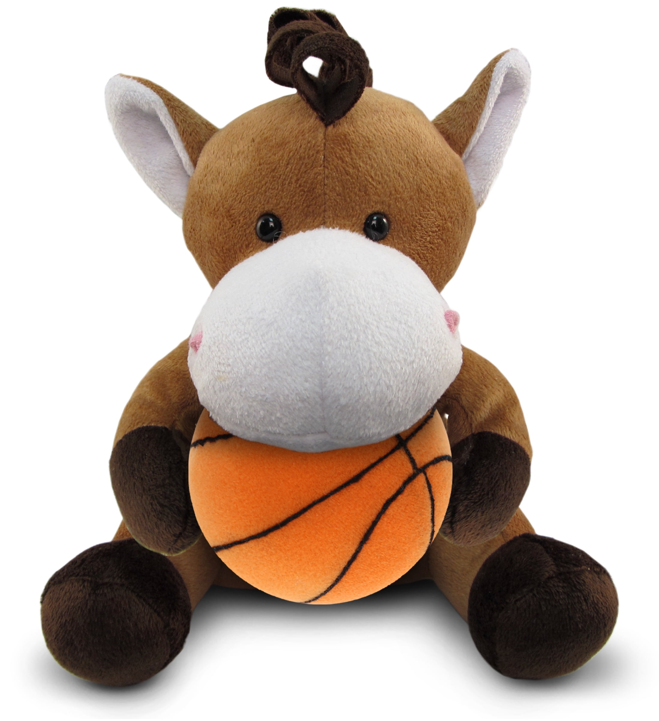 DolliBu Horse Stuffed Animal with Basketball Plush - Soft Huggable ...