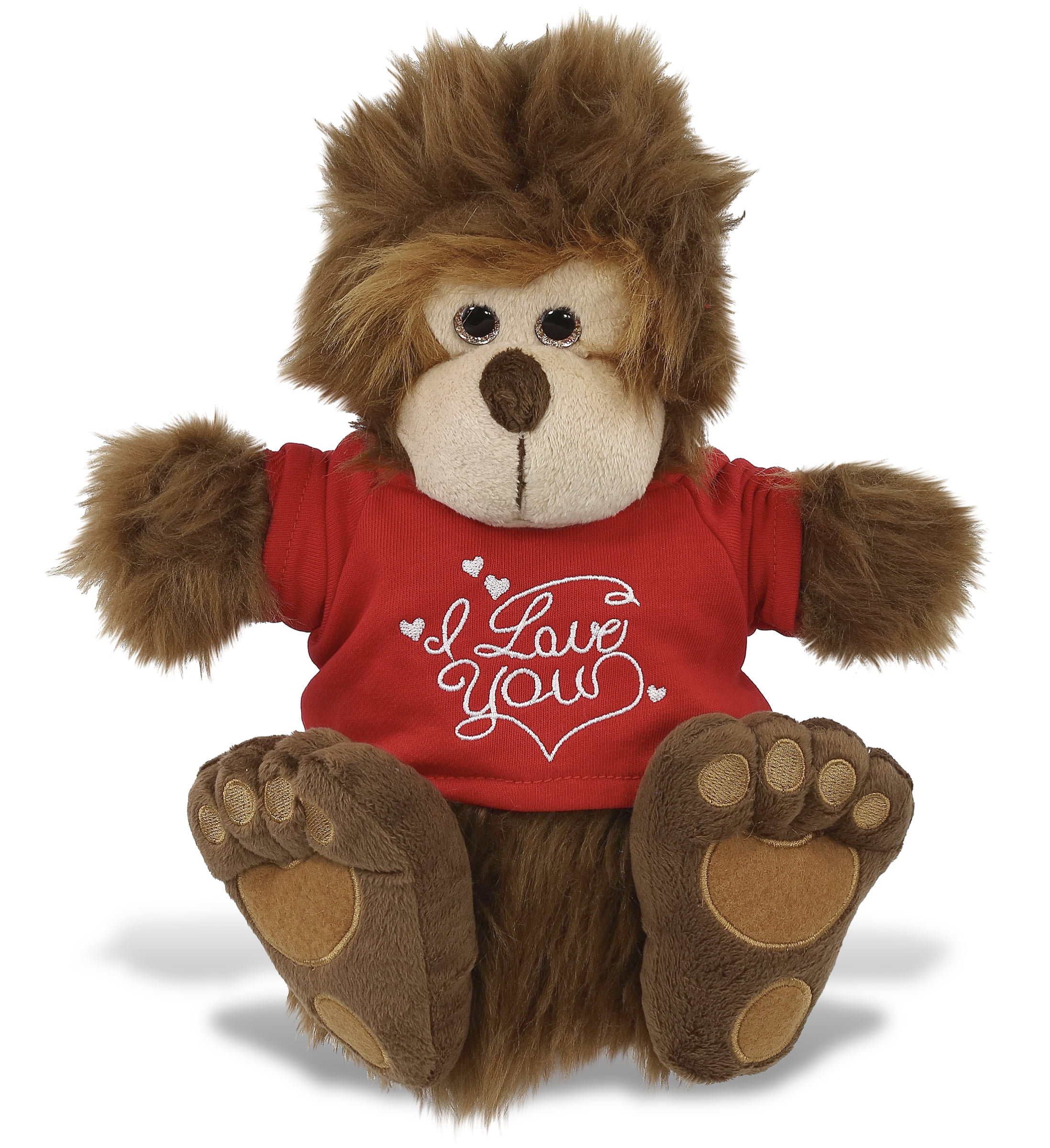 DolliBu I LOVE YOU Super Soft Big Foot Hand Puppet Plush - Cute Plush ...