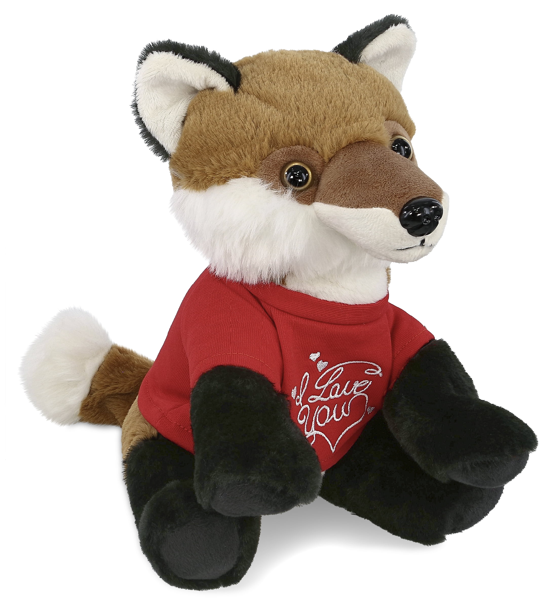 DolliBu I LOVE YOU Super Soft Floppy Fox Plush- Cute Fox Plush Stuffed ...