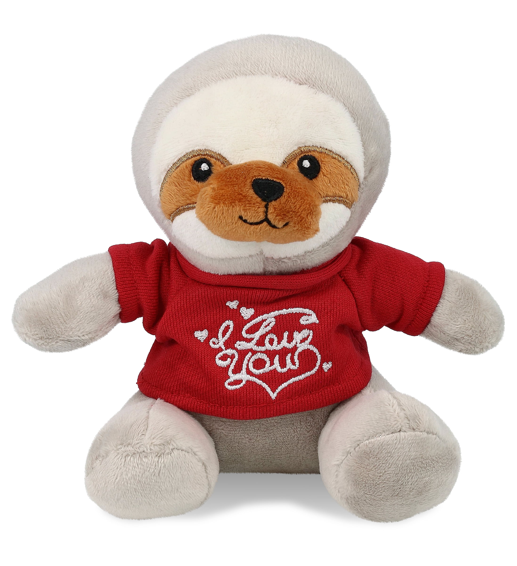 DolliBu I LOVE YOU Super Soft Sloth Plush- Cute Sloth Plush Stuffed ...