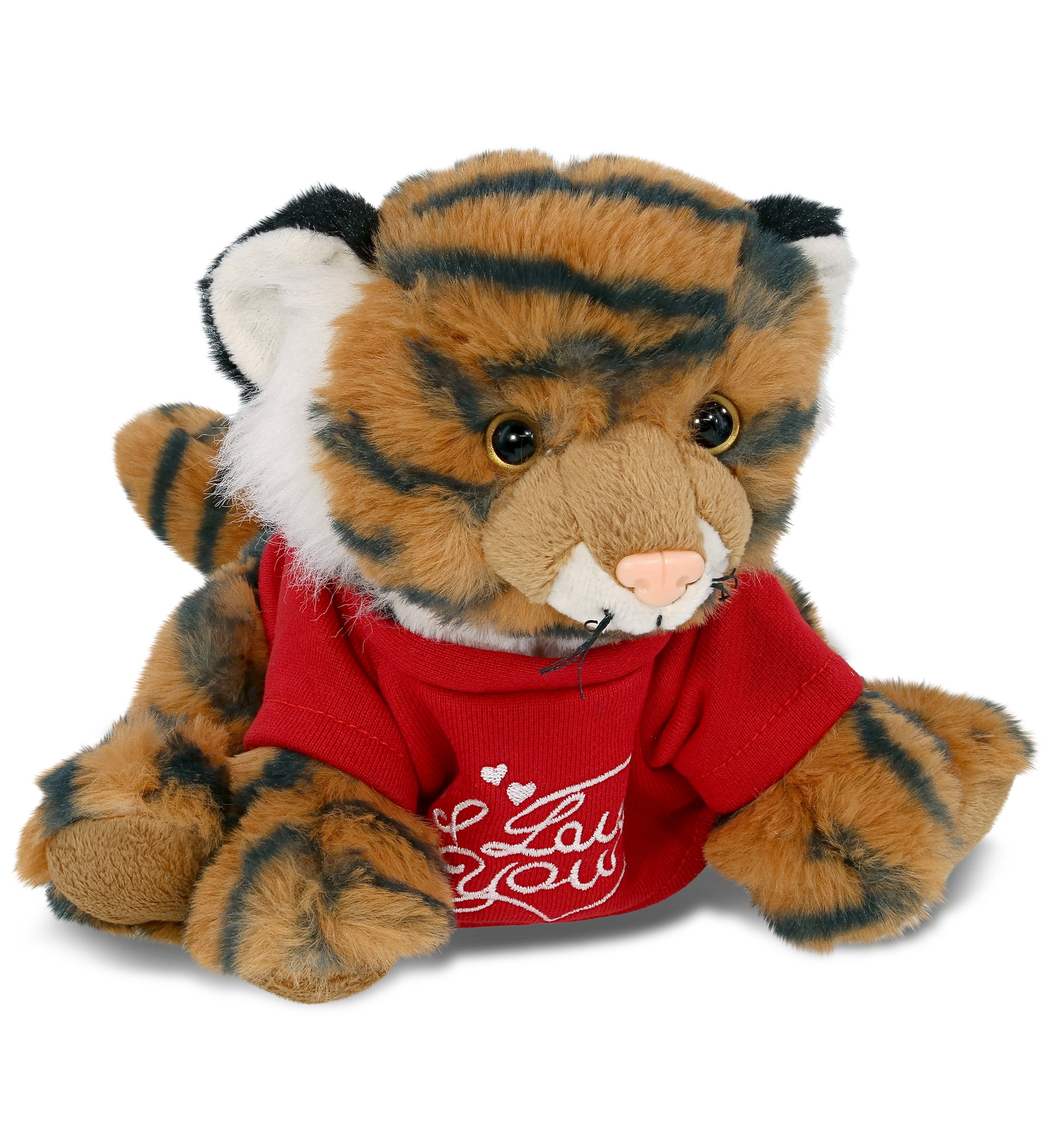 DolliBu I LOVE YOU Super Soft Squat Tiger Plush- Cute Stuffed Squat ...