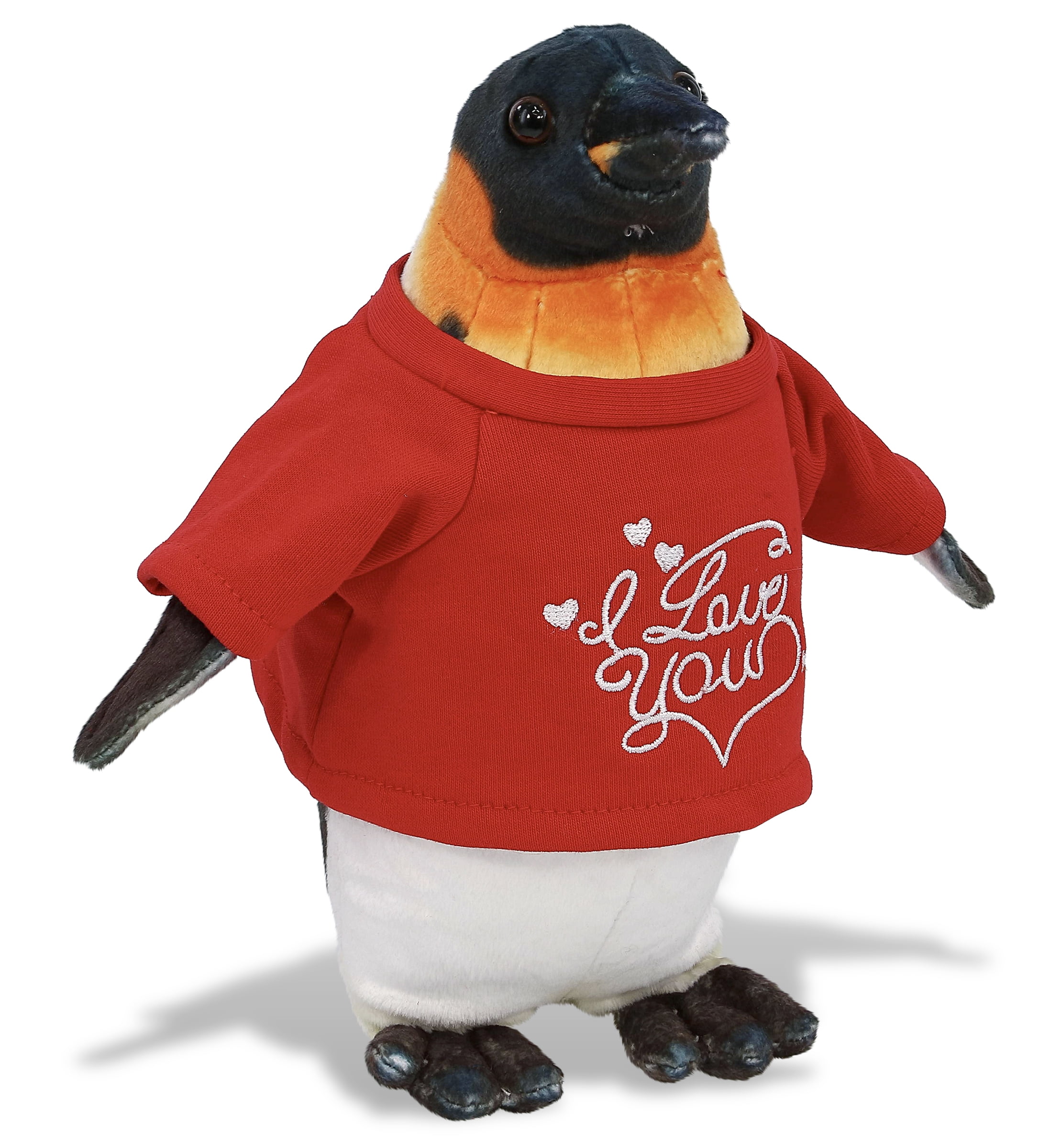 DolliBu I LOVE YOU Wild Collection Penguin Plush- Cute Penguin Plush ...