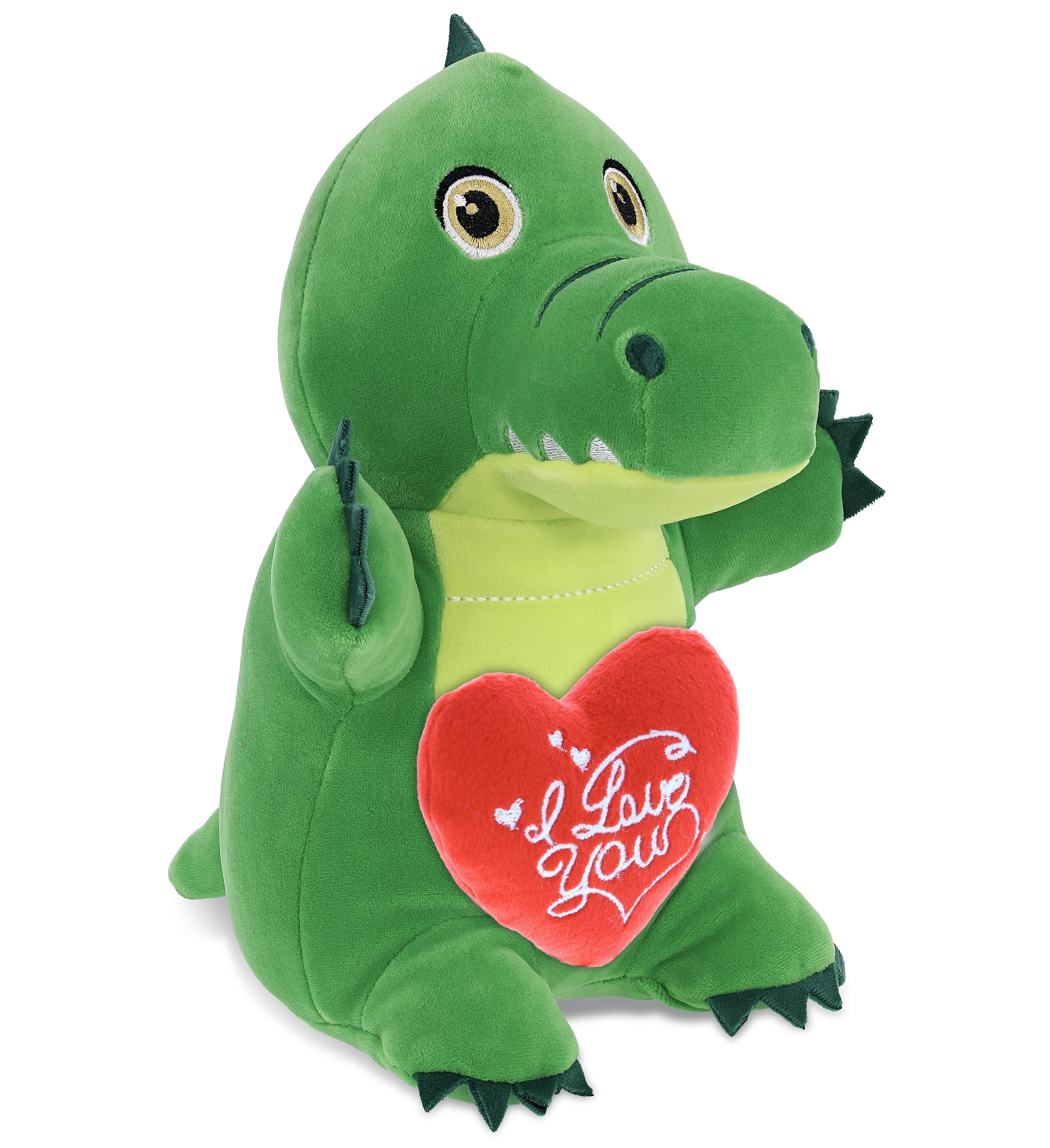 DolliBu I Love You Plush Snug-Mooshies Standing Alligator - Cute ...