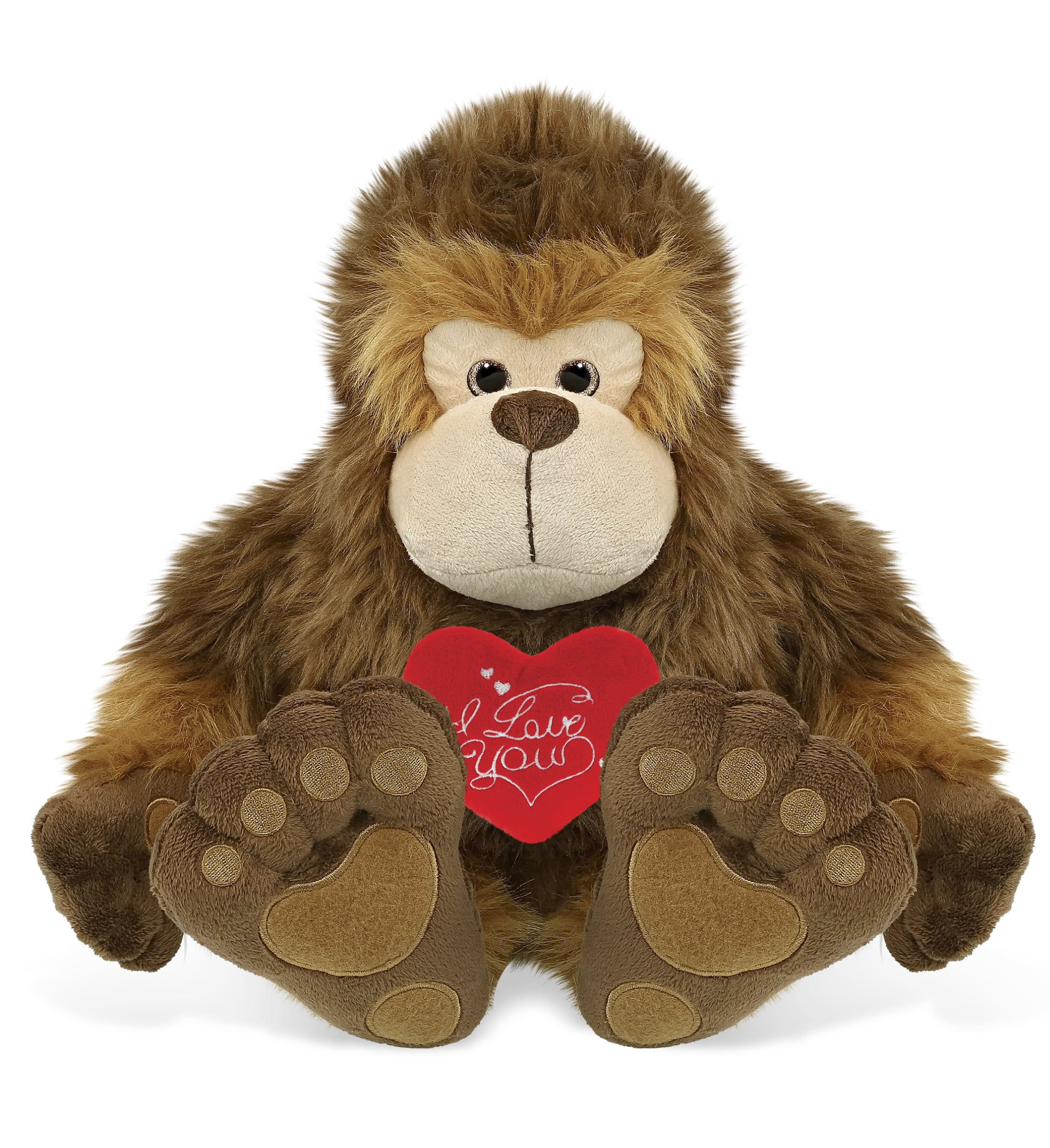 DolliBu I Love You Plush Super Soft Big Foot - Cute Stuffed Animal Big ...
