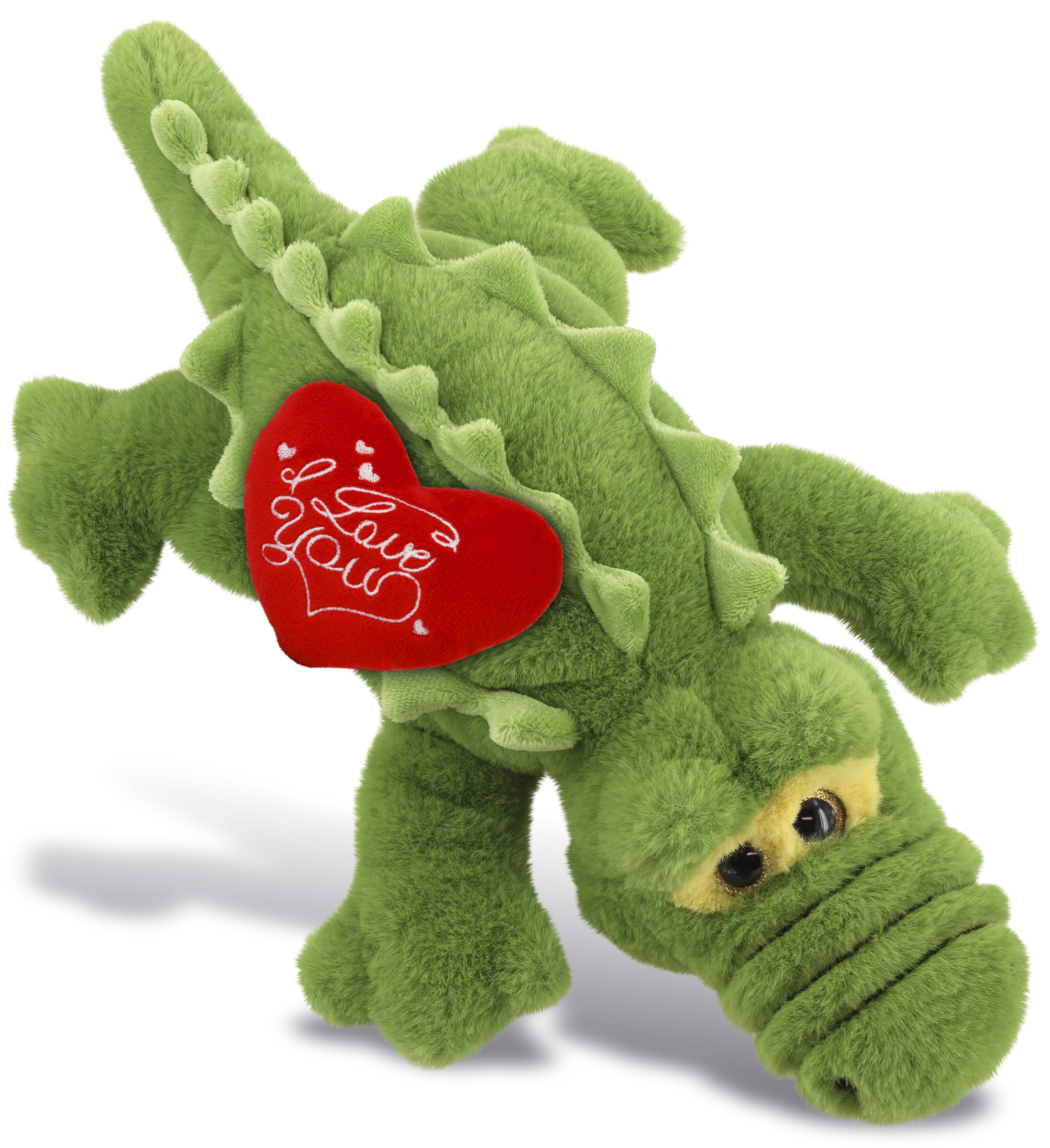 DolliBu I Love You Plush Super Soft Green Alligator - Cute Stuffed ...