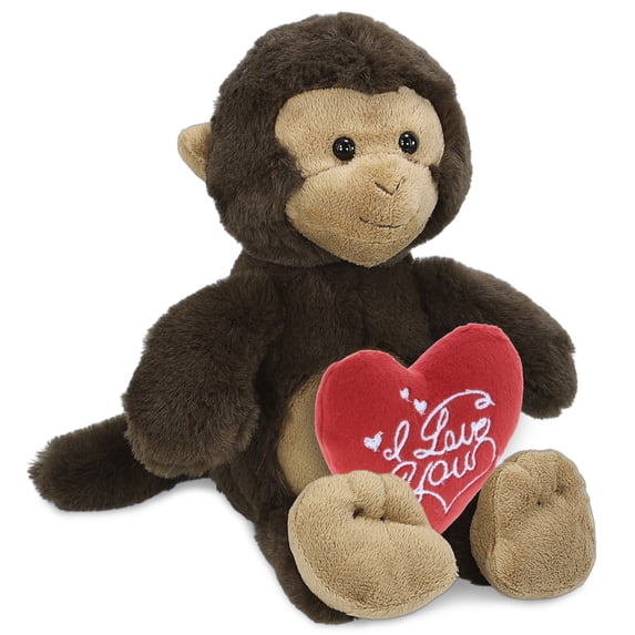 DolliBu I Love You Plush Super Soft Monkey - Cute Stuffed Animal Monkey ...