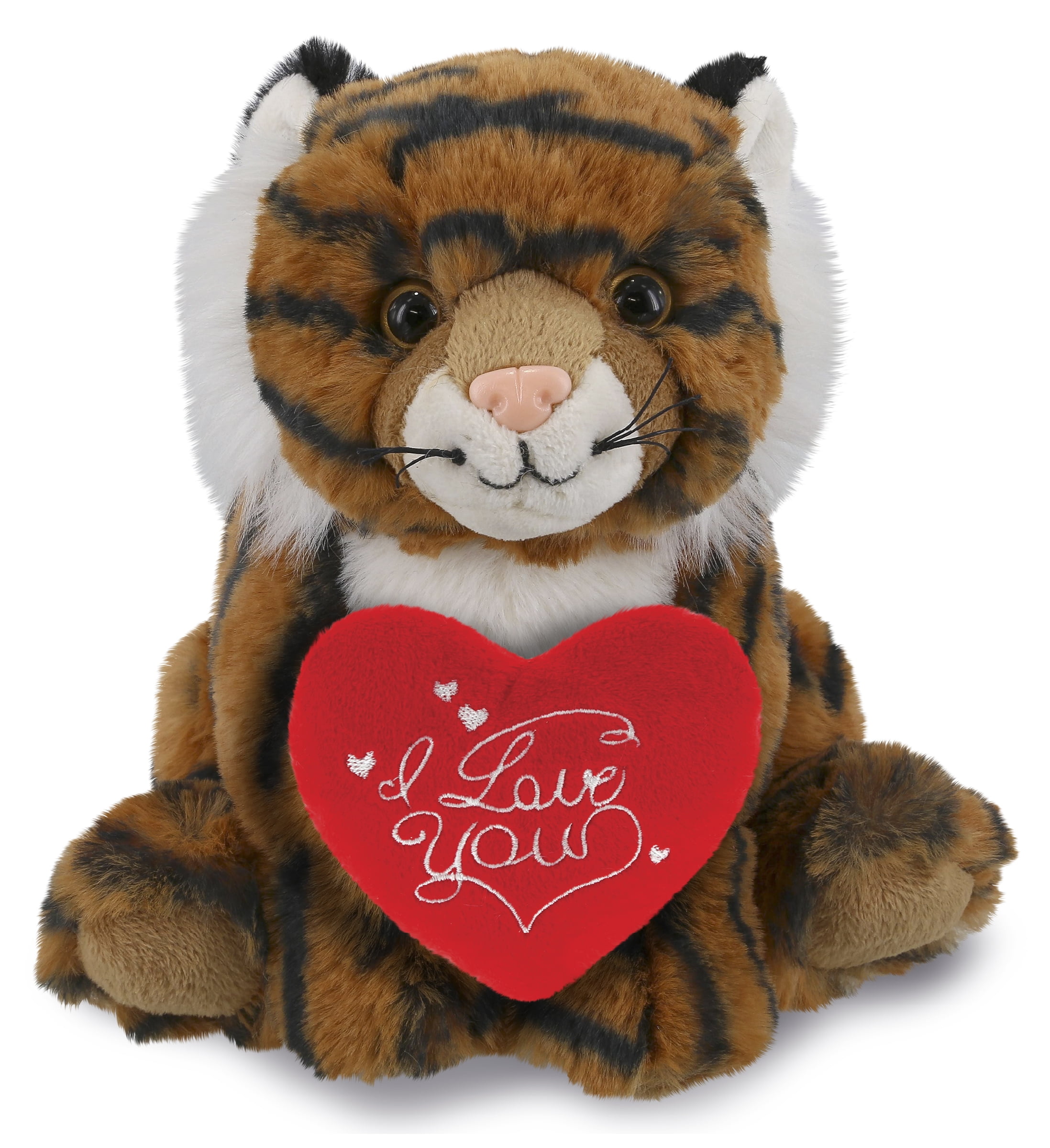 DolliBu I Love You Plush Super Soft Squat Tiger - Cute Stuffed Animal ...