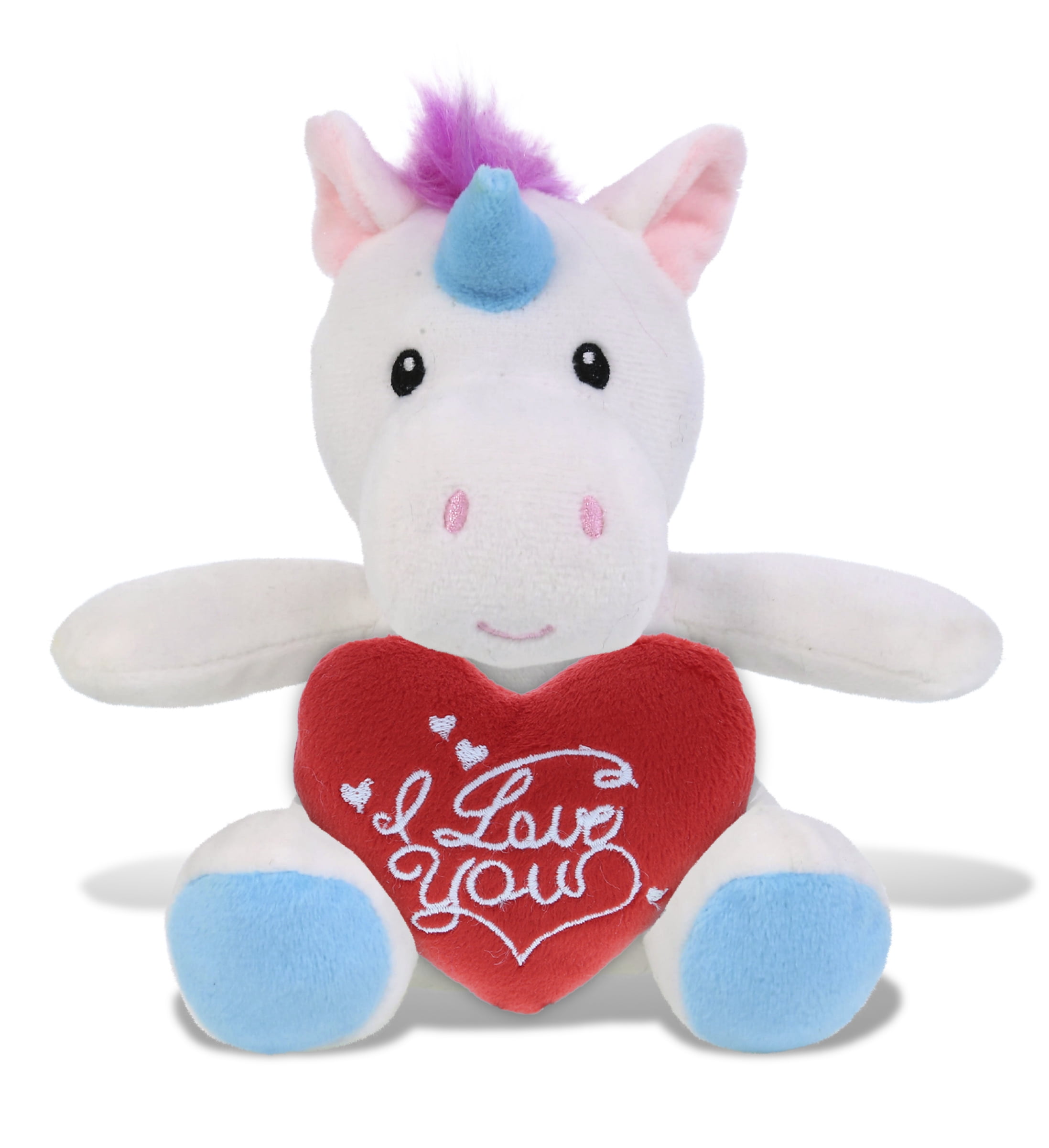 DolliBu I Love You Plush Super Soft Unicorn - Cute Stuffed Animal ...
