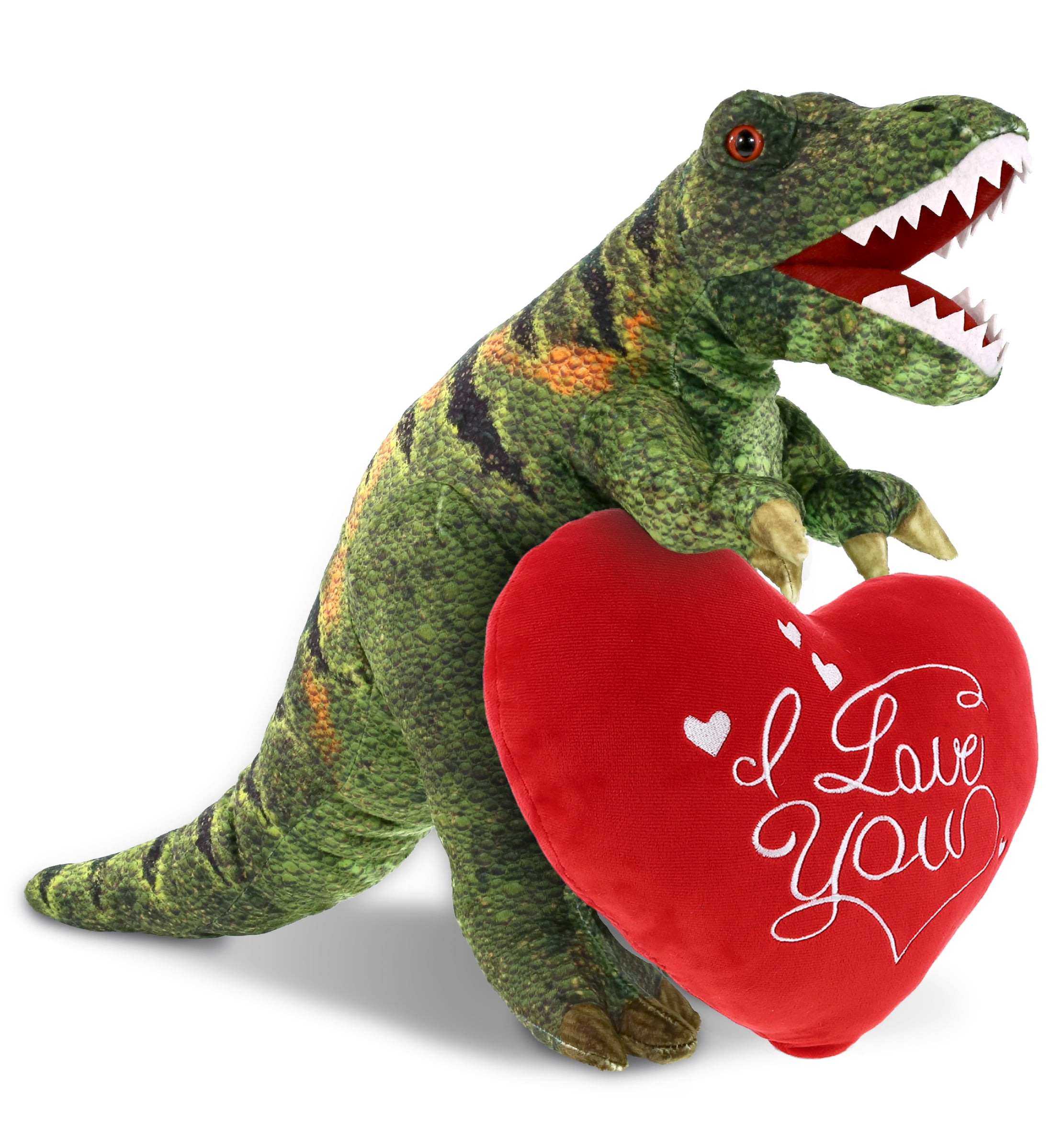 DolliBu I Love You Plush Wild Collection Tyrannosaurus Rex Dinosaur ...