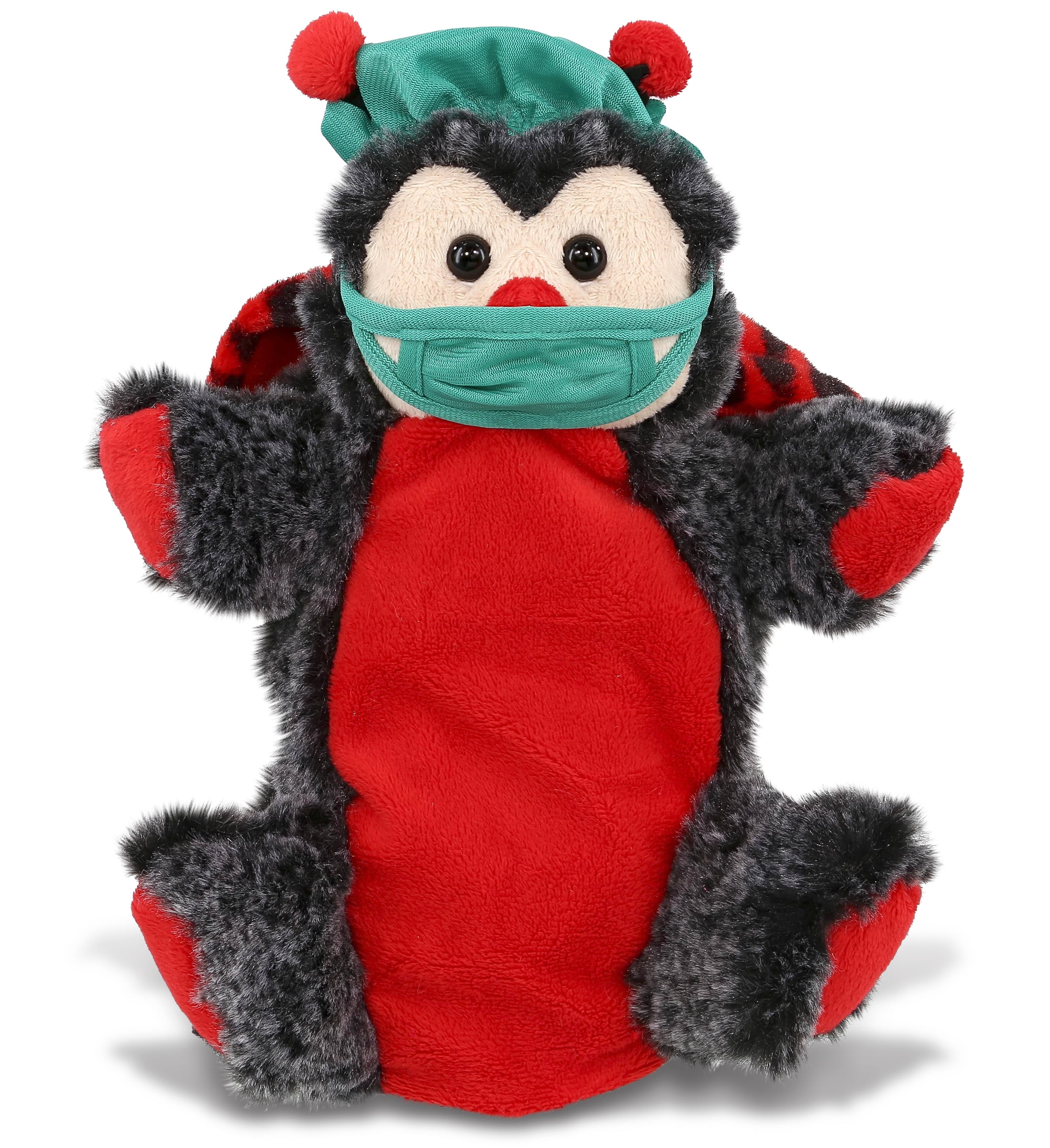 DolliBu Ladybug Hand Puppet Doctor Plush Toy - Super Soft Ladybug ...