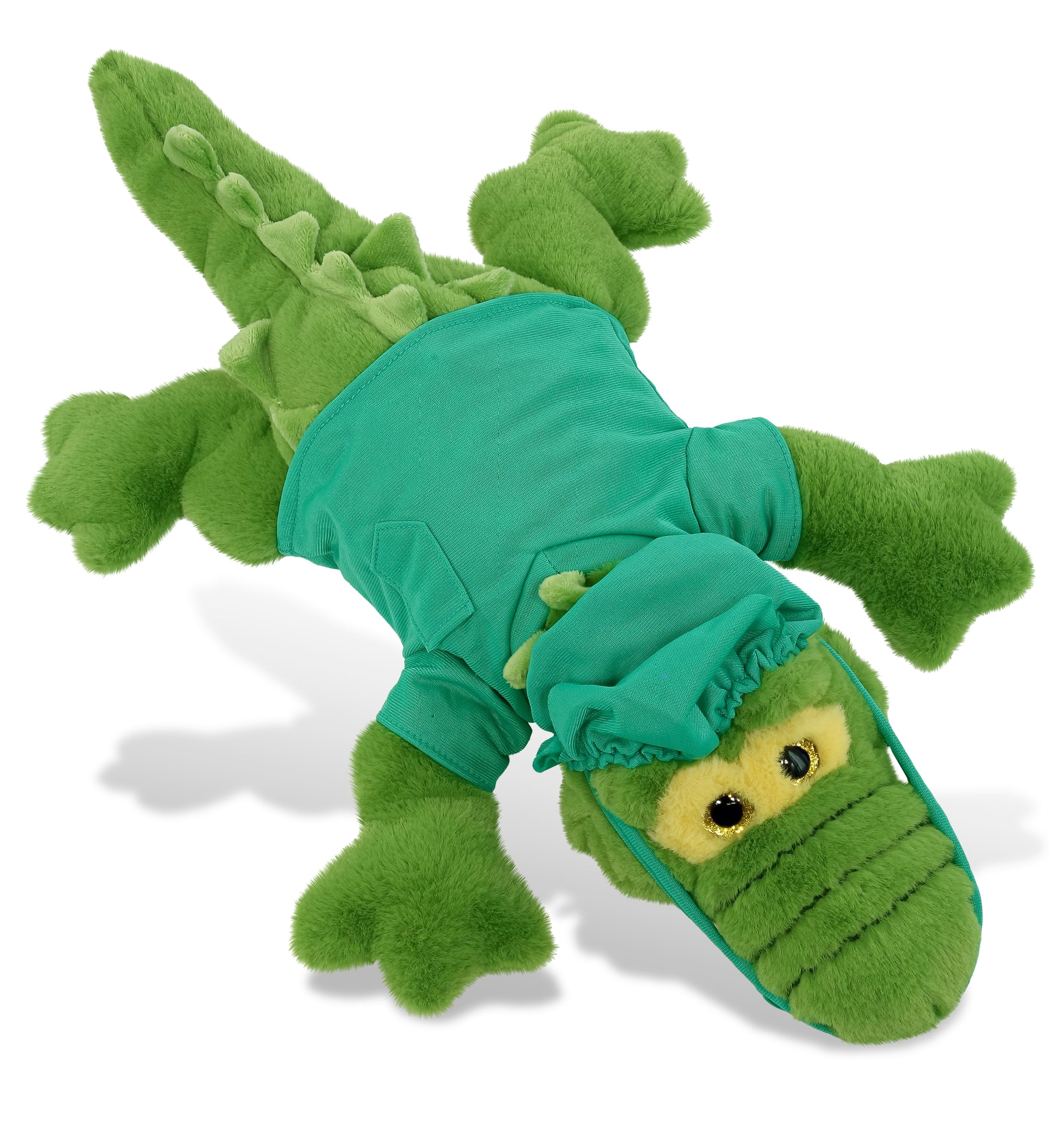 DolliBu Large Green Alligator Doctor Plush Toy - Super Soft Alligator ...