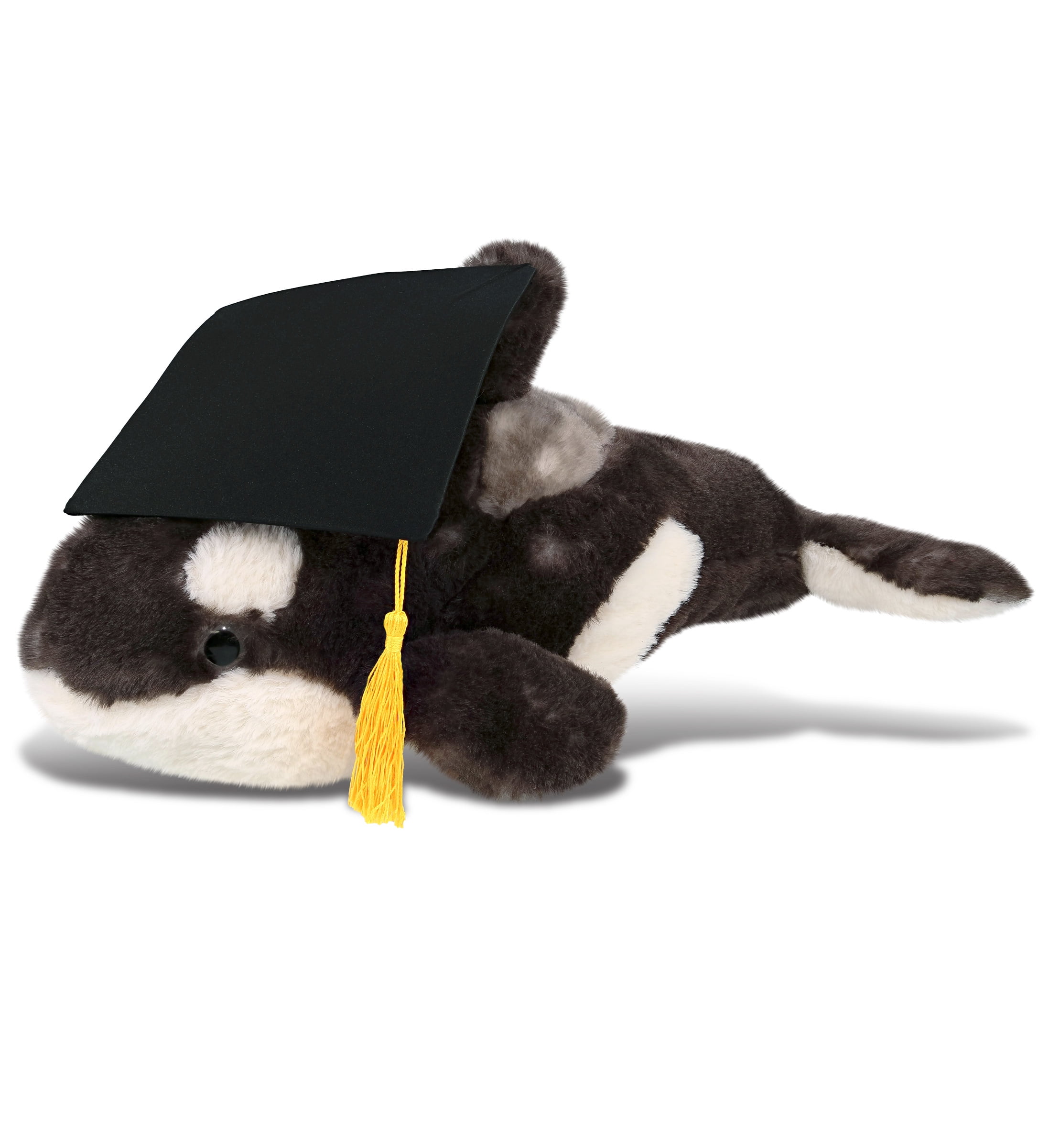 DolliBu Large Wild Killer Whale Graduation Plush Toy - Super Soft ...