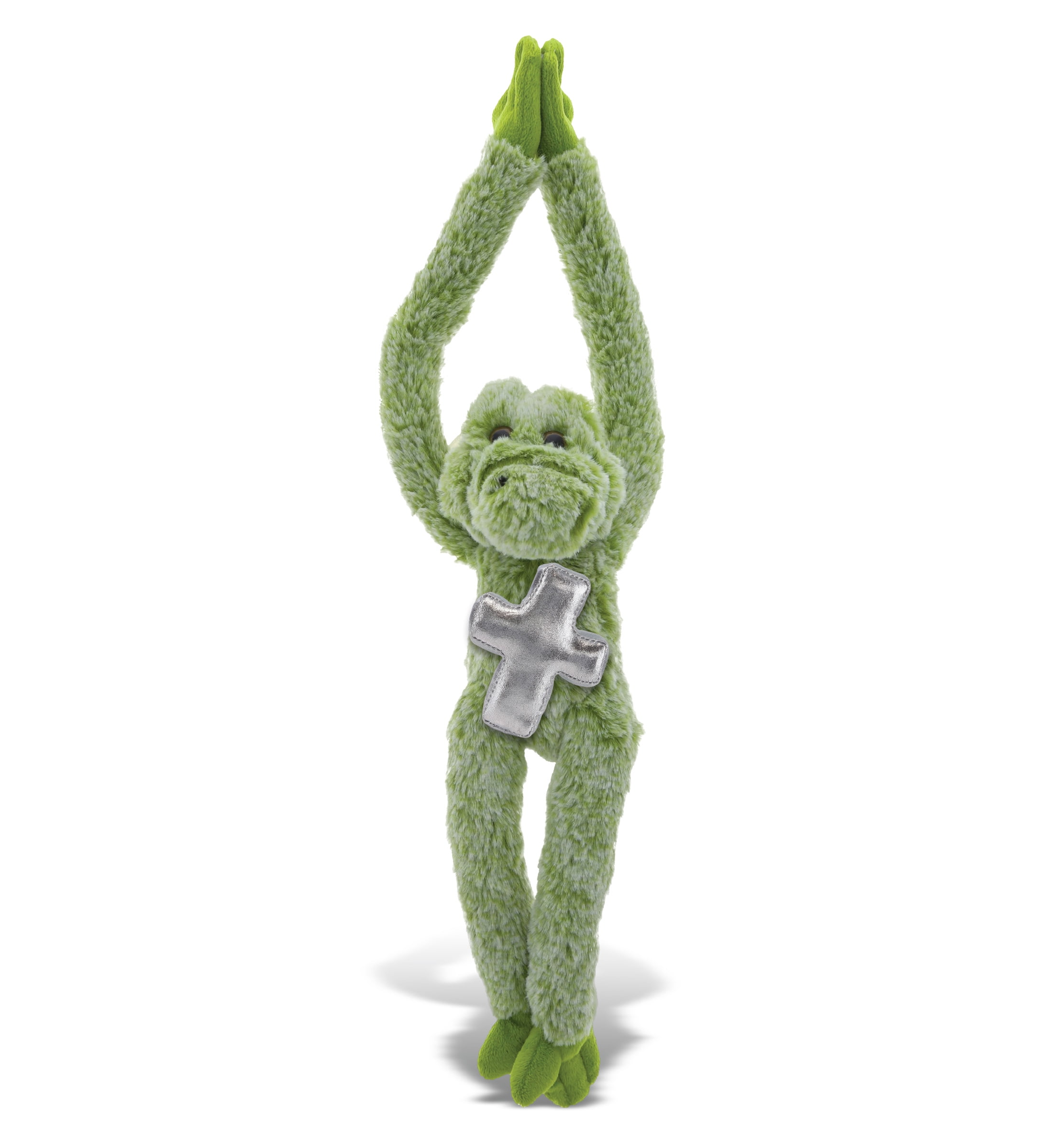 DolliBu Long-Arms Alligator Stuffed Animal with Silver Cross Plush ...