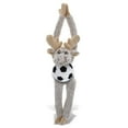 DolliBu Long Arms Moose Stuffed Animal with Soccer Ball Plush - Soft ...