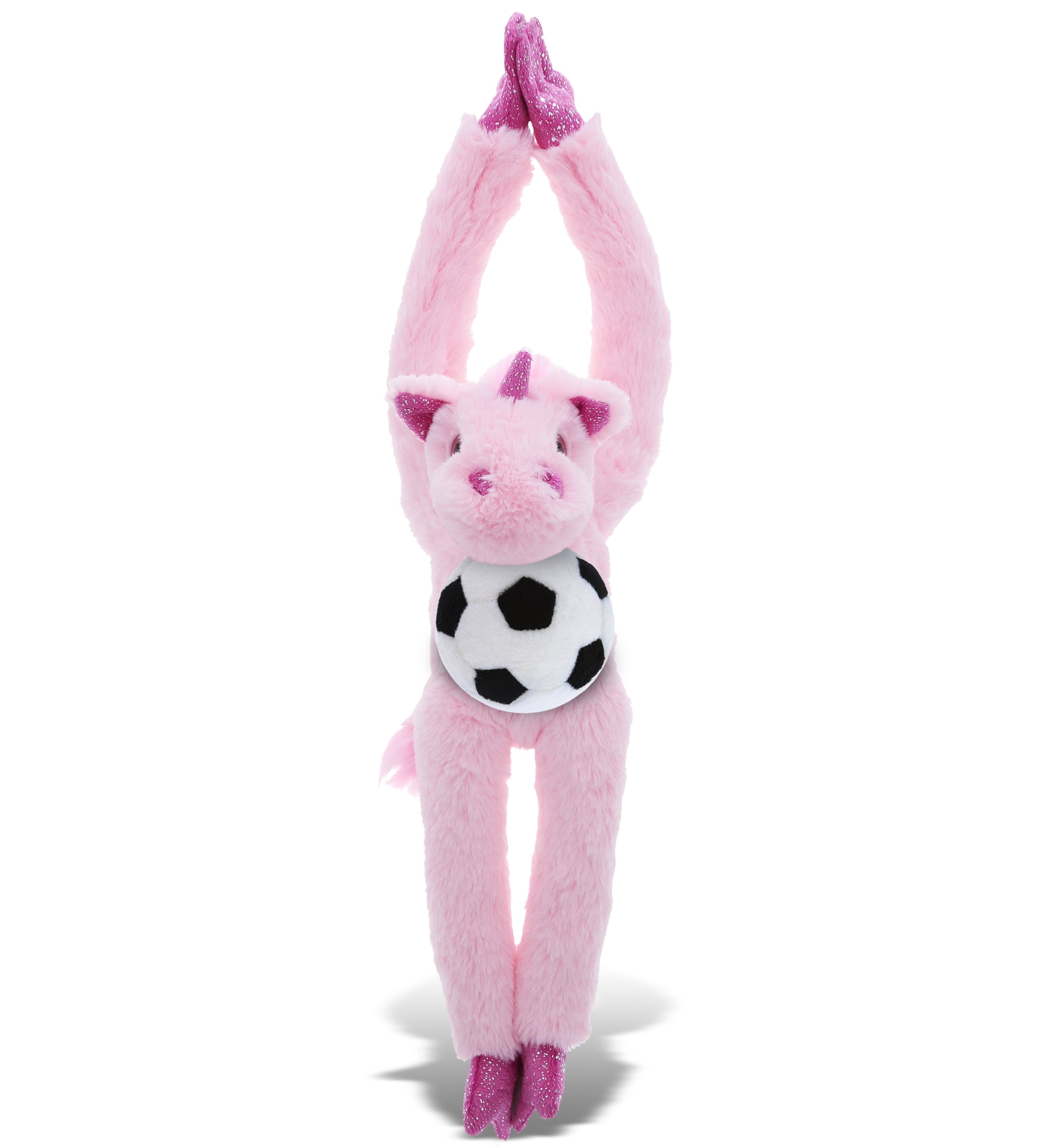 DolliBu Long Arms Unicorn Stuffed Animal with Soccer Ball Plush - Soft ...