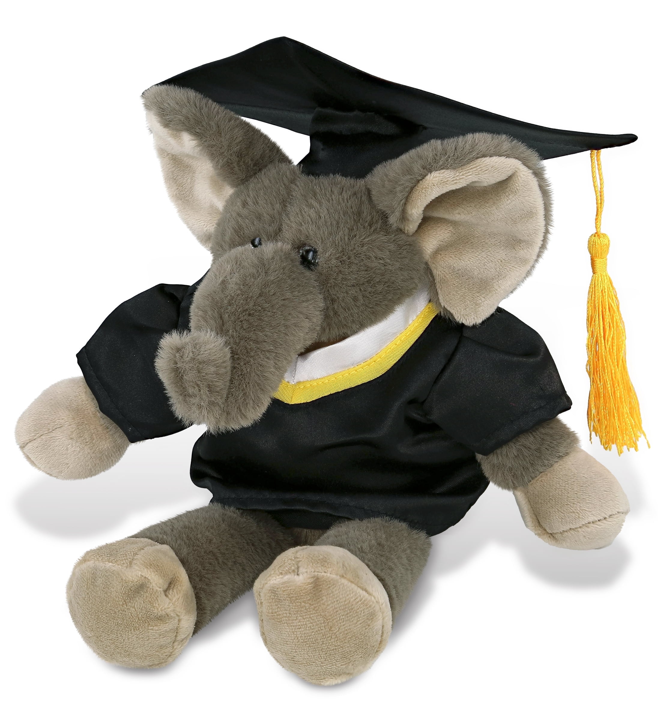 DolliBu Long Leg Elephant Graduation Plush Toy - Soft Plush Graduation ...