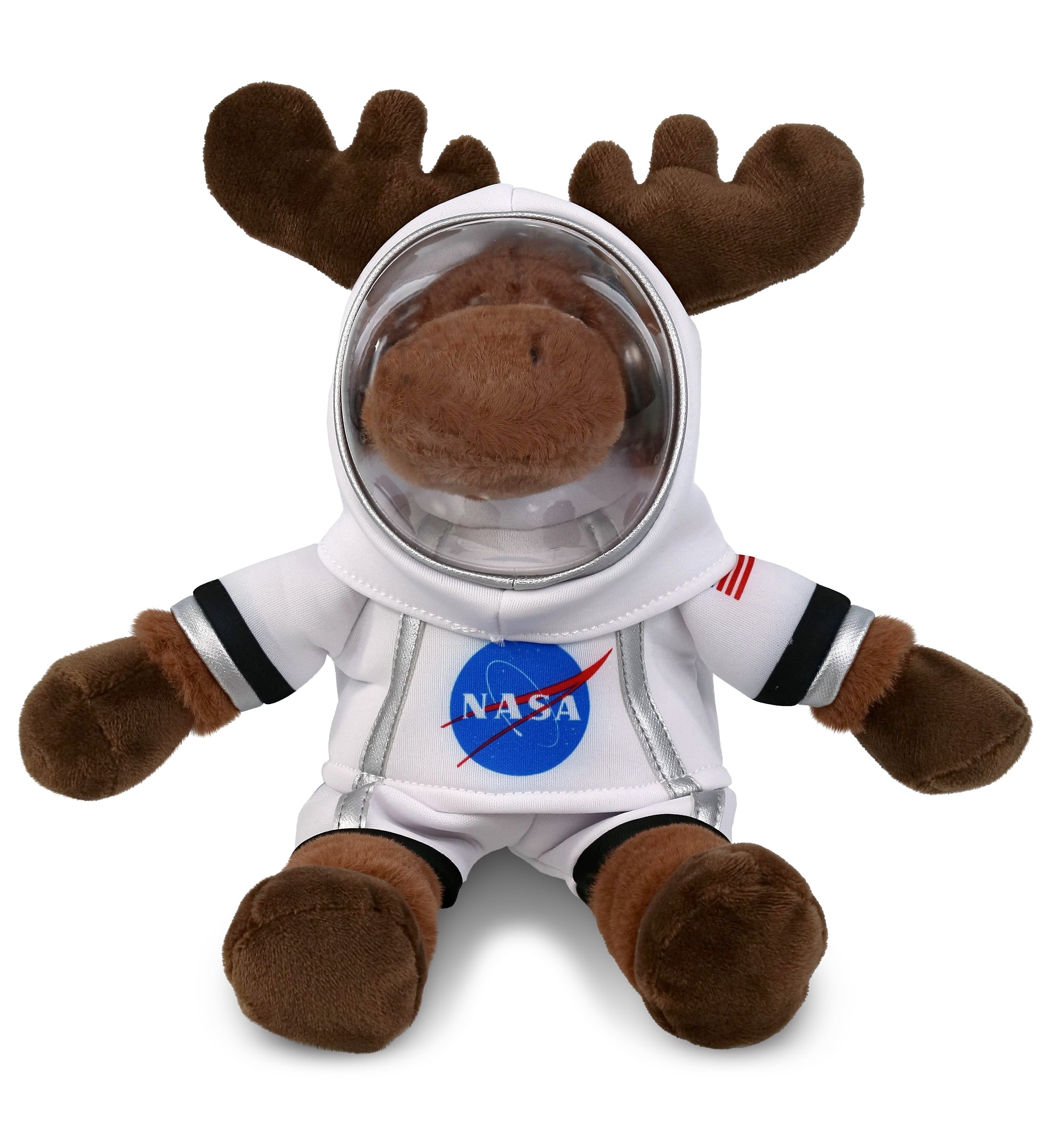 DolliBu Long Leg Moose Astronaut Plush Toy - Super Soft Wild Life ...