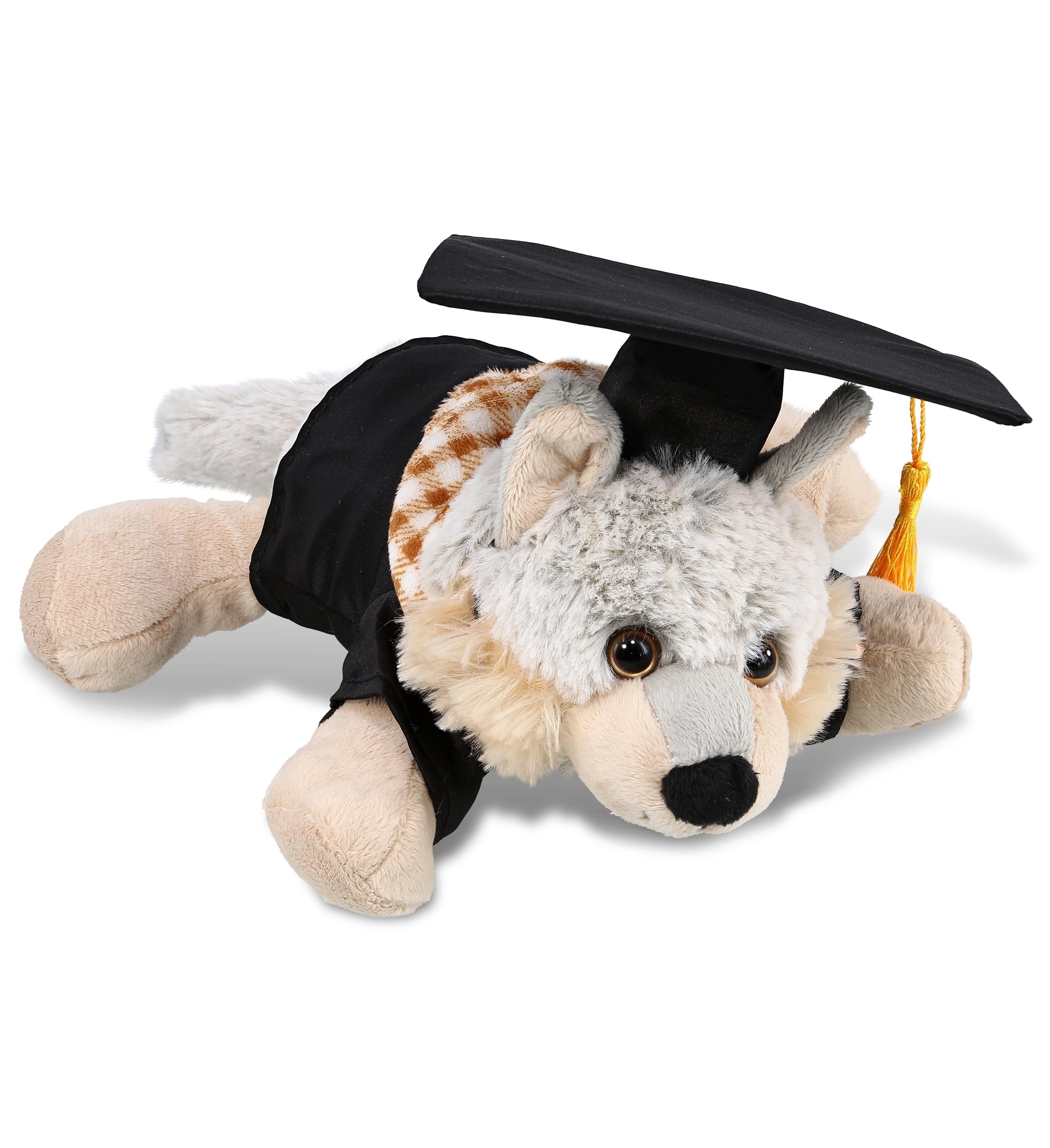 DolliBu Lying Wolf Graduation Plush Toy - Baby Soft Graduation Stuffed ...