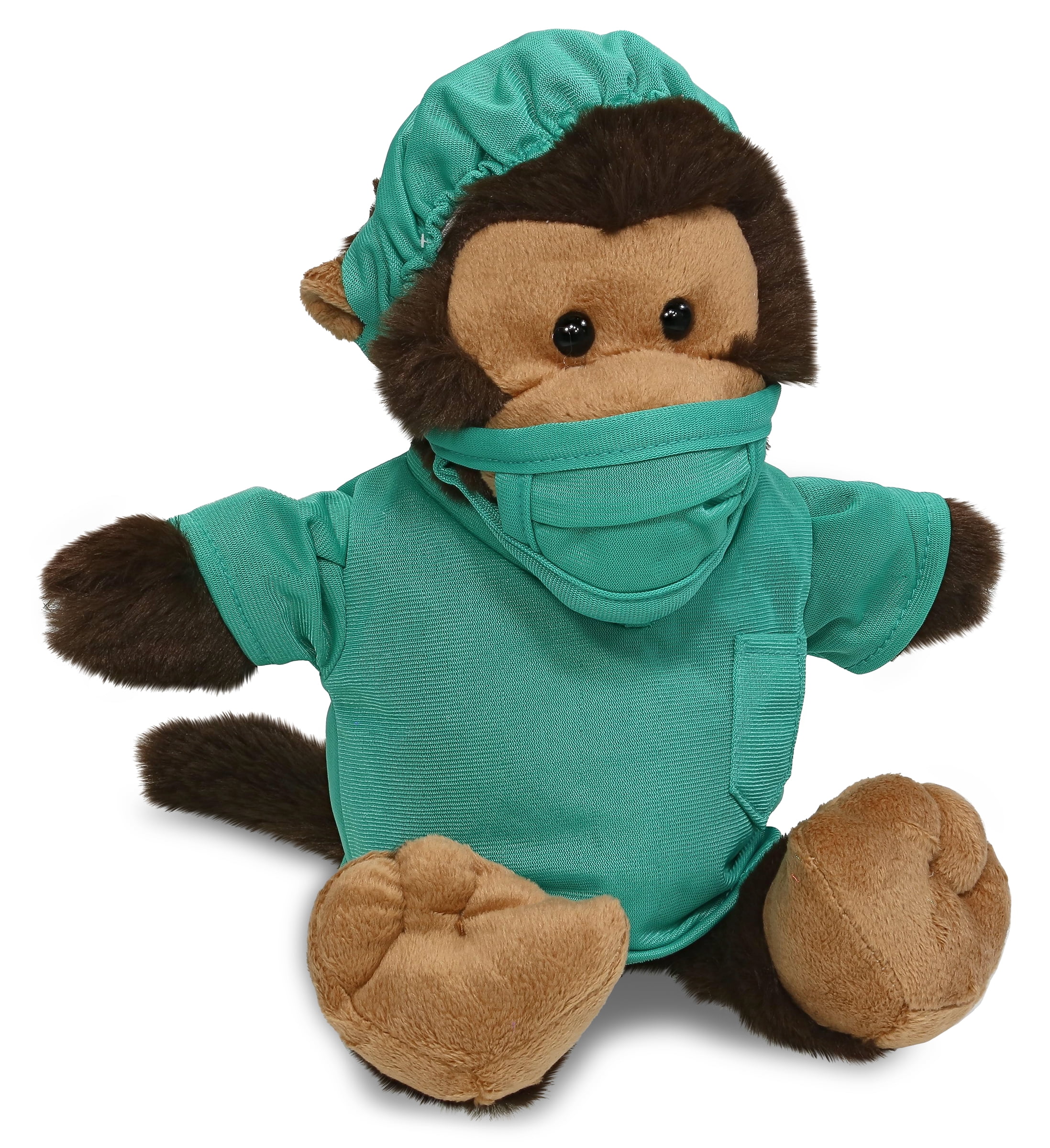 DolliBu Monkey Doctor Plush Toy - Super Soft Monkey Doctor Stuffed ...