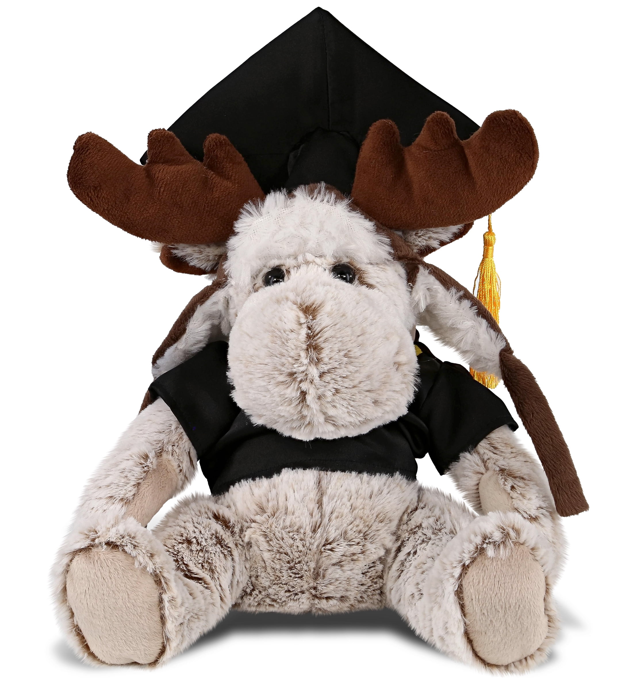 DolliBu Moose Graduation Plush Toy - Super Soft Graduation Stuffed ...