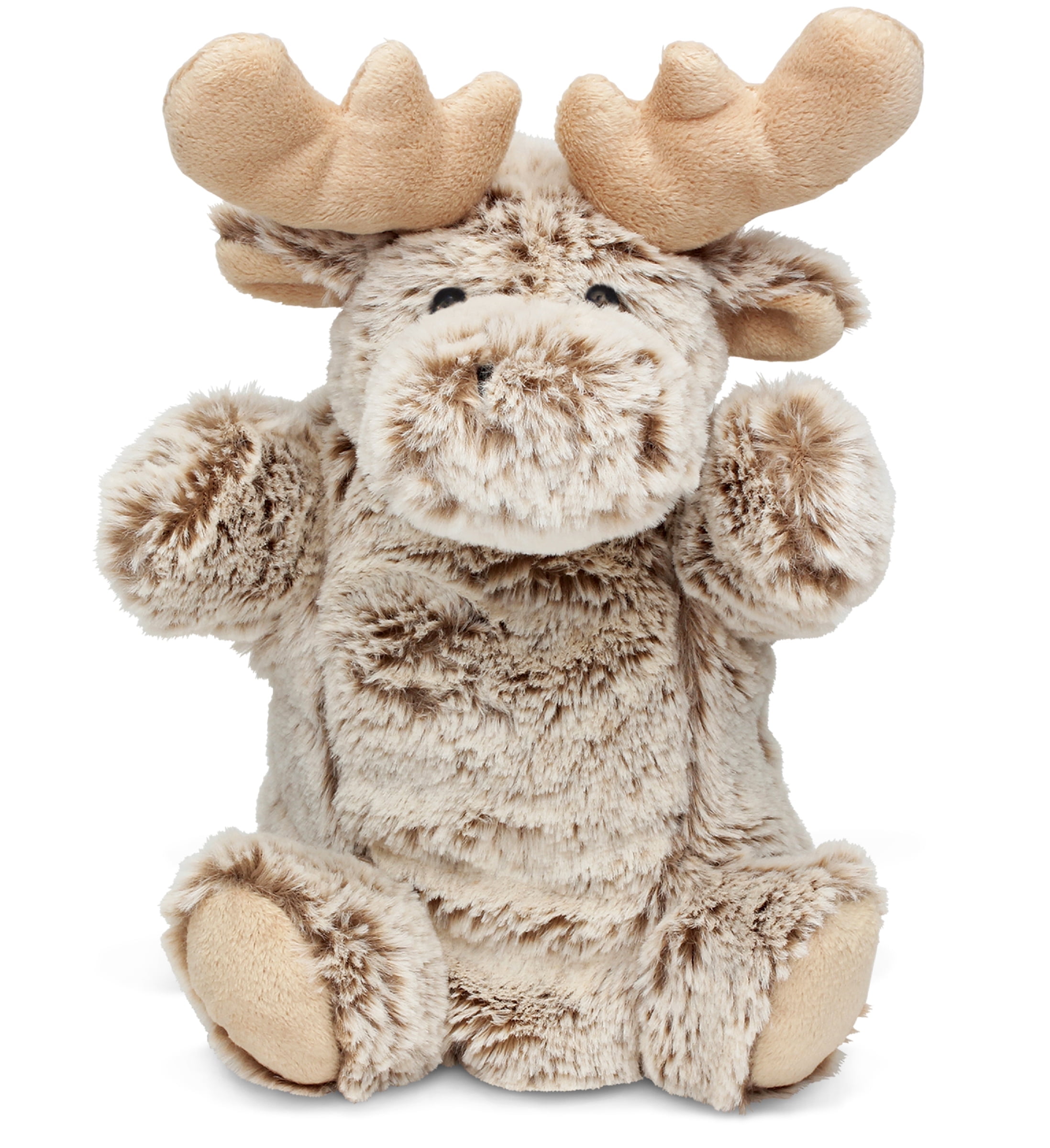 DolliBu Moose Plush Hand Puppet - Super Soft Stuffed Animal Hand Puppet ...