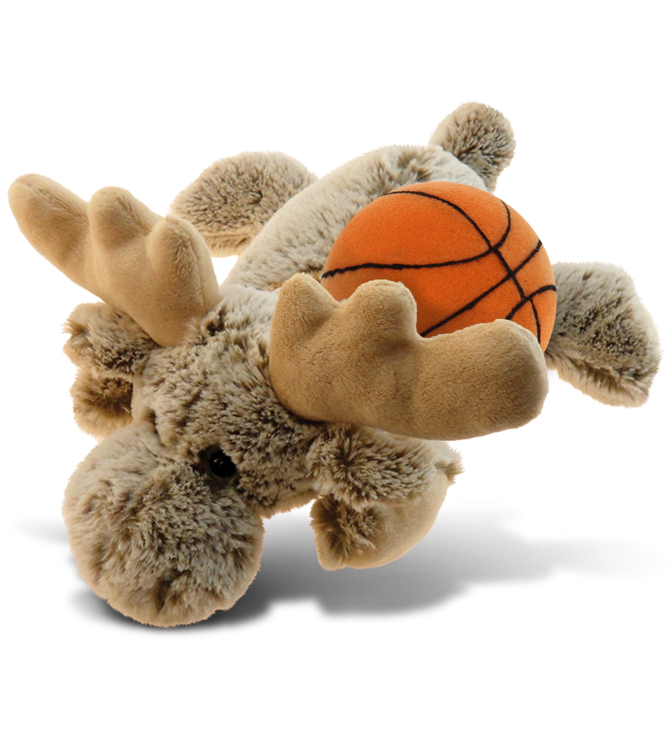 DolliBu Moose Stuffed Animal with Basketball Plush - Soft Huggable ...