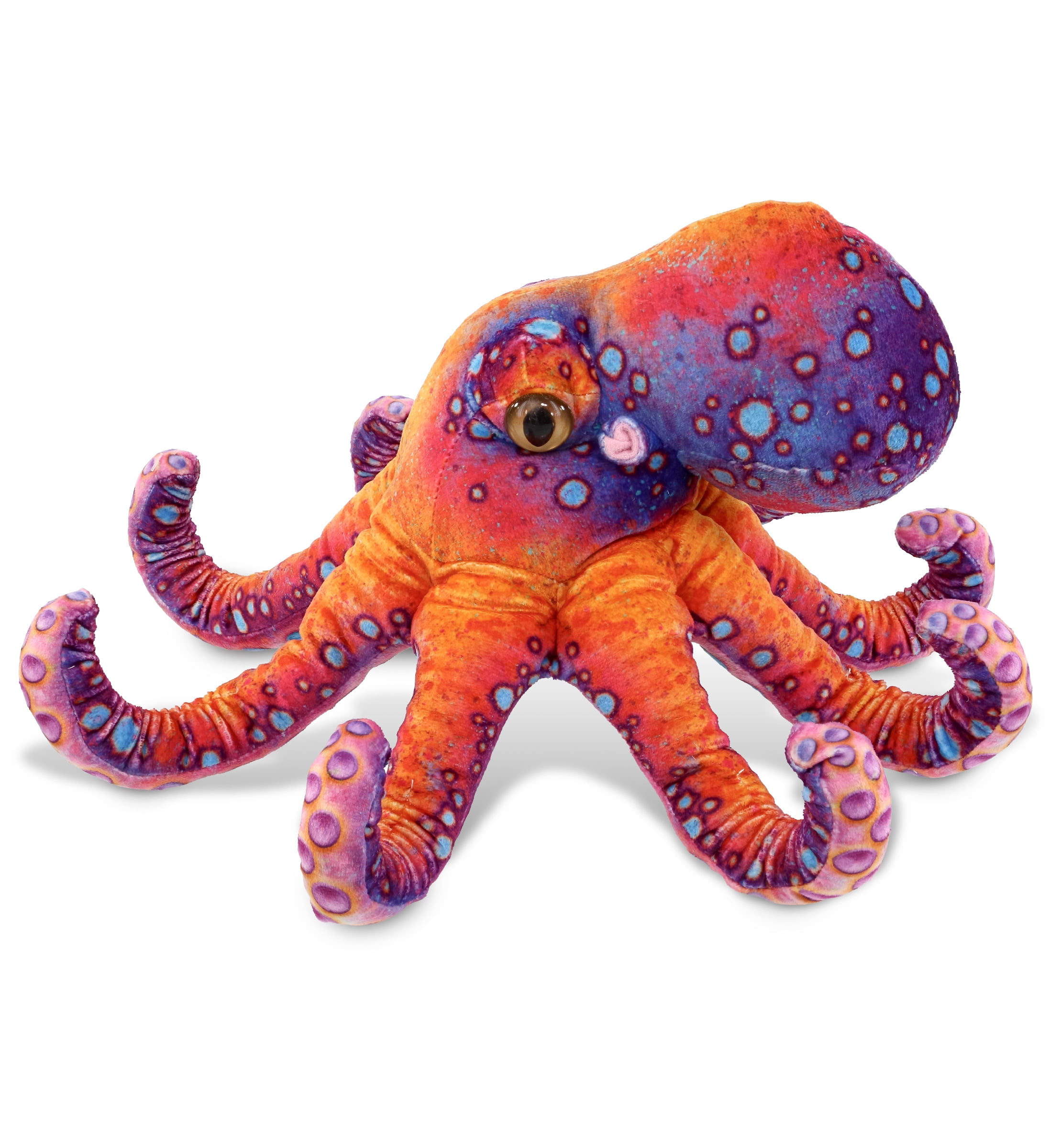 DolliBu Octopus Stuffed Animal - Huggable Octopus Plush, Adorable ...