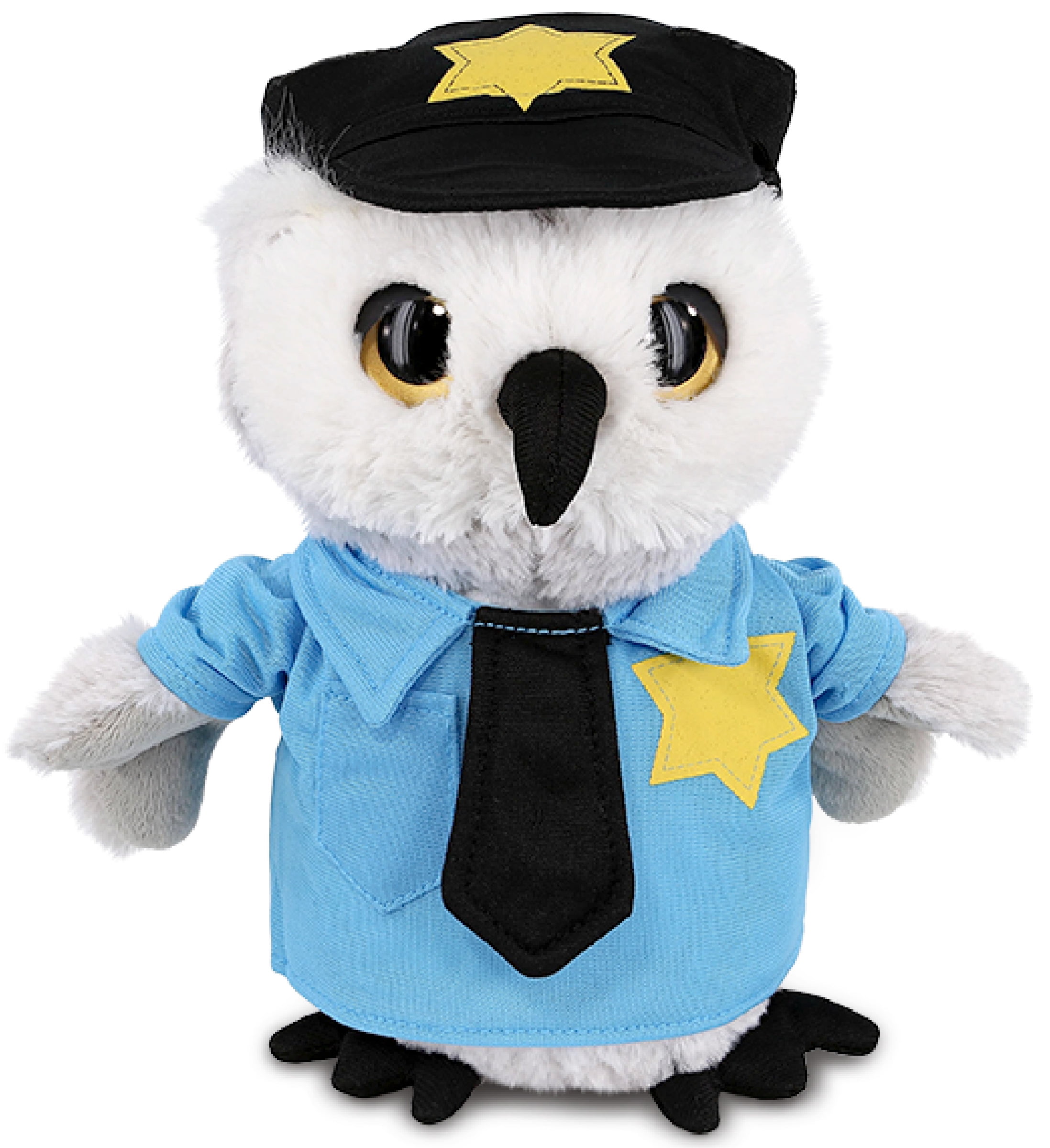 DolliBu Owl Police Officer Plush Toy - Super Soft Owl Cop Stuffed ...