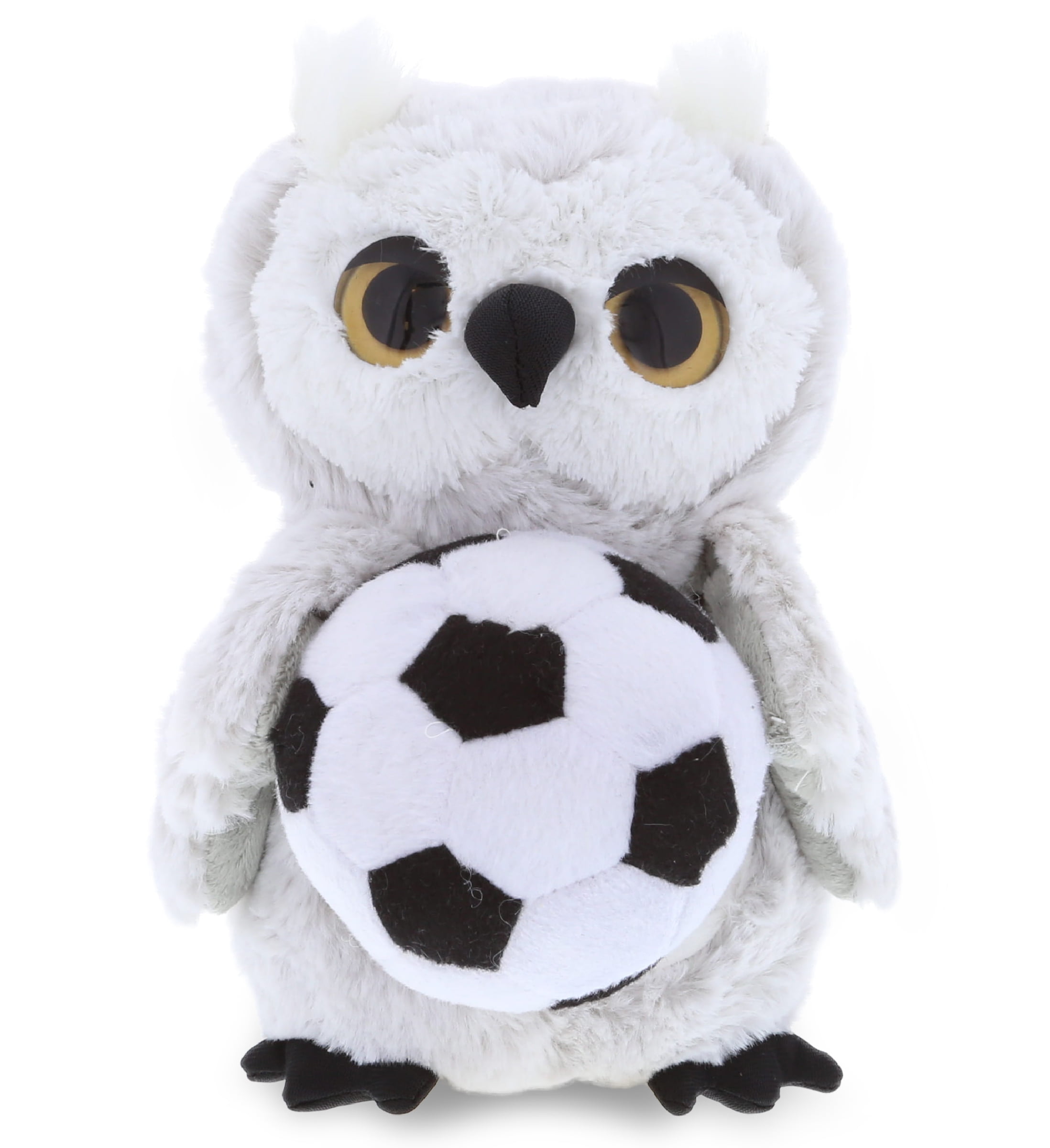 DolliBu Owl Stuffed Animal with Soccer Ball Plush - Soft Plush Huggable ...