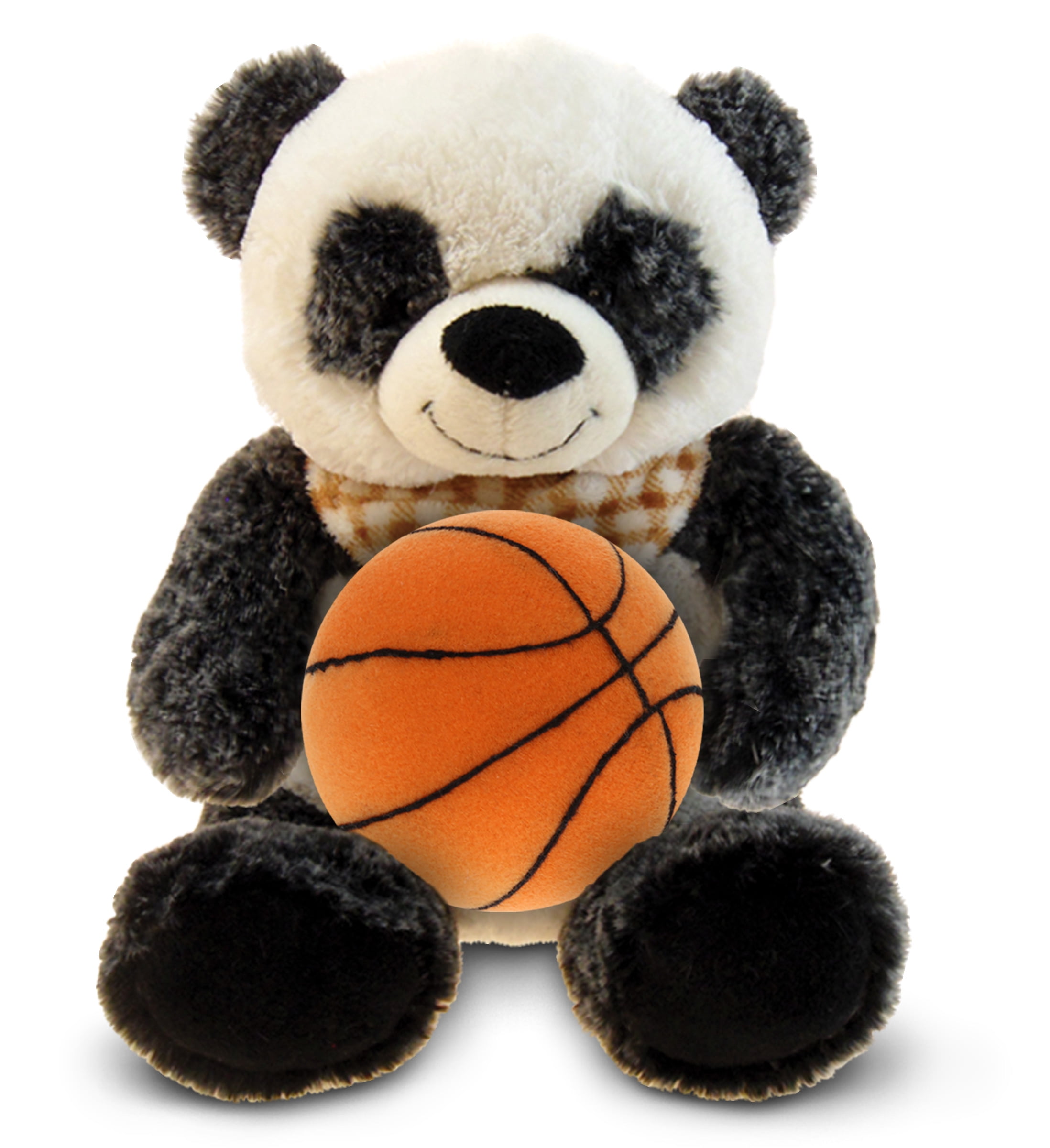 DolliBu Panda Stuffed Animal with Basketball Plush - Soft Huggable ...