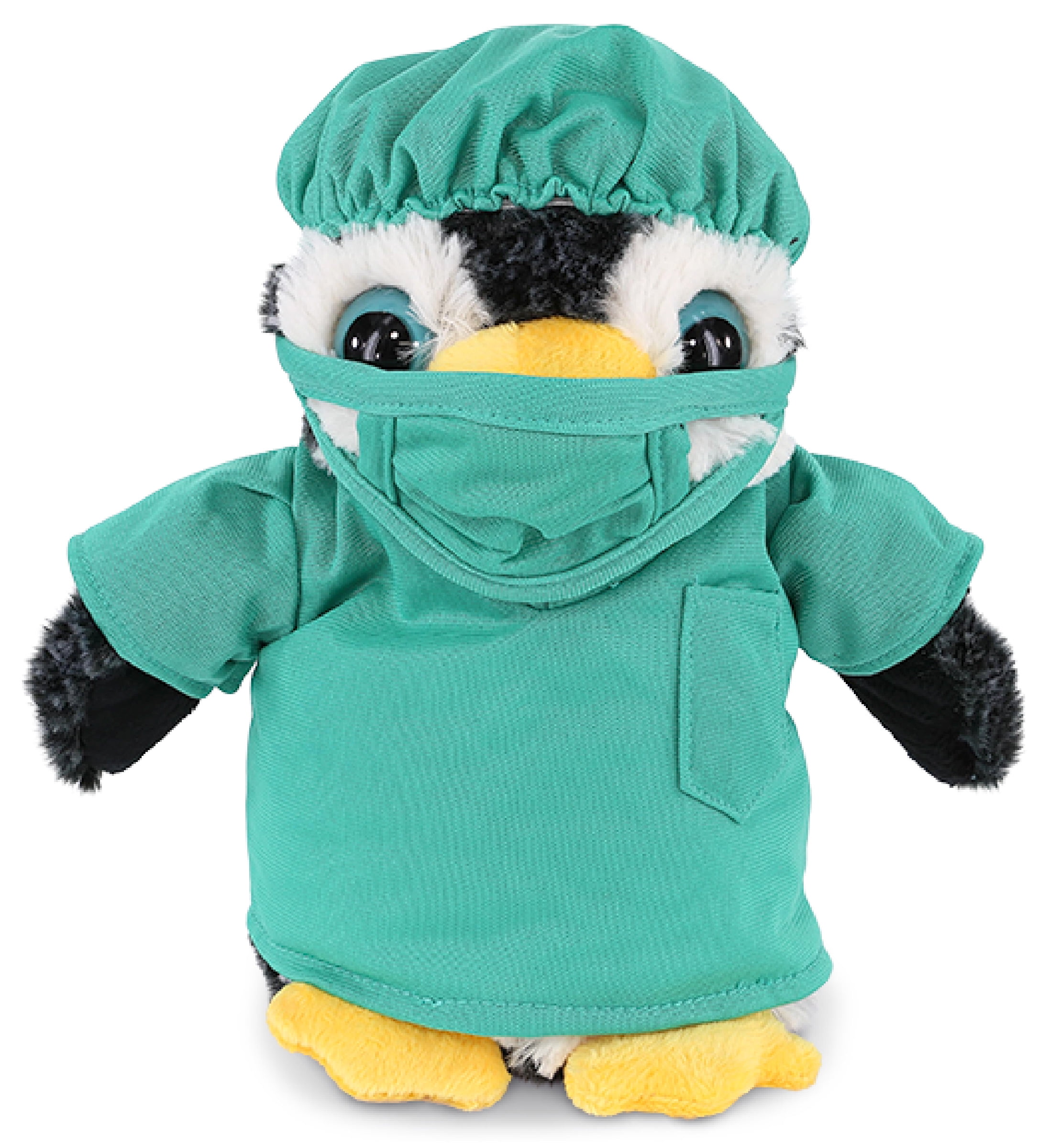 DolliBu Penguin Doctor Plush Toy - Super Soft Penguin Doctor Stuffed ...
