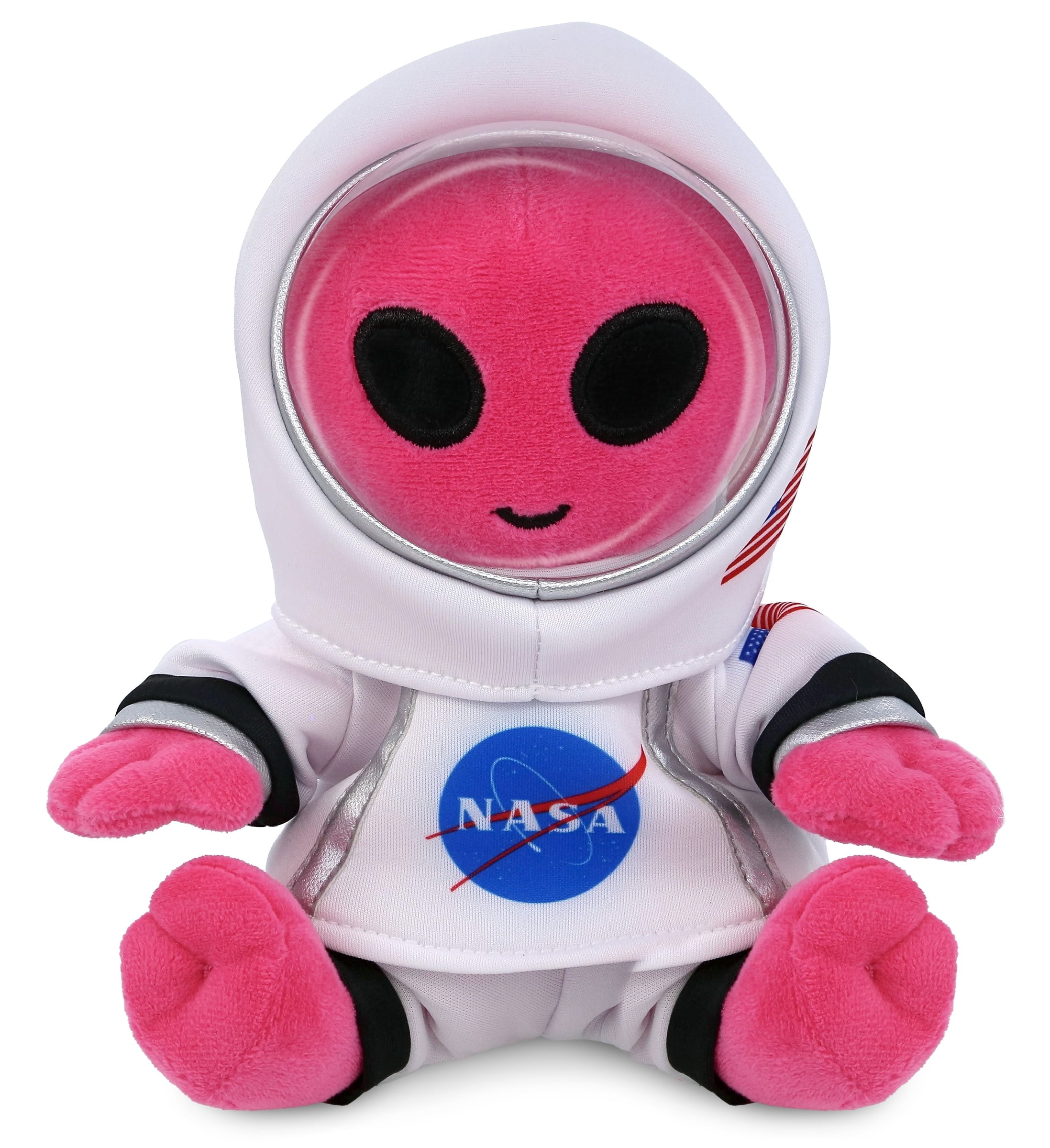 DolliBu Pink Alien Astronaut Plush Toy - Super Soft Space Creature ...
