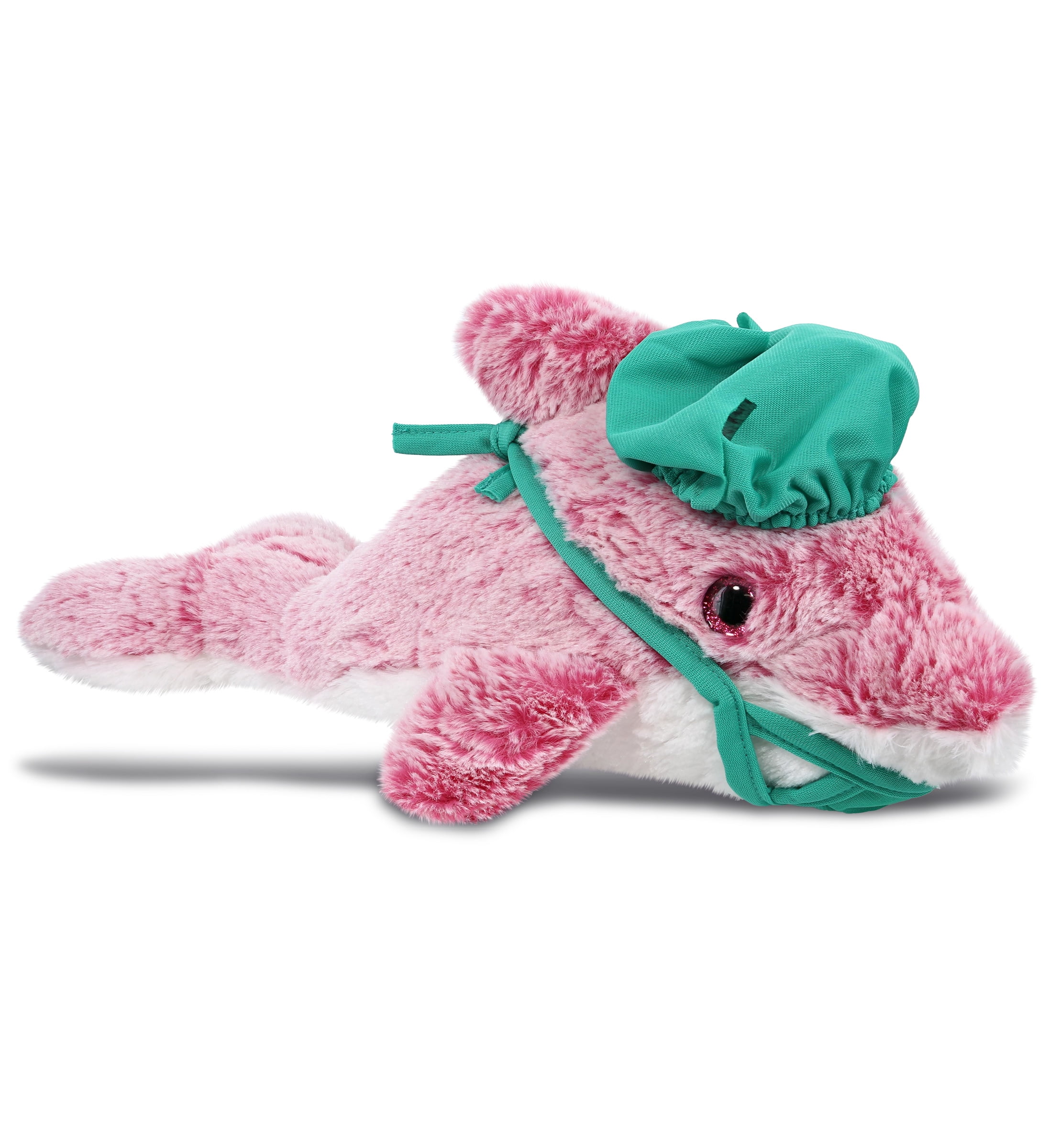 DolliBu Pink Dolphin Doctor Plush Toy - Super Soft Pink Dolphin Doctor ...