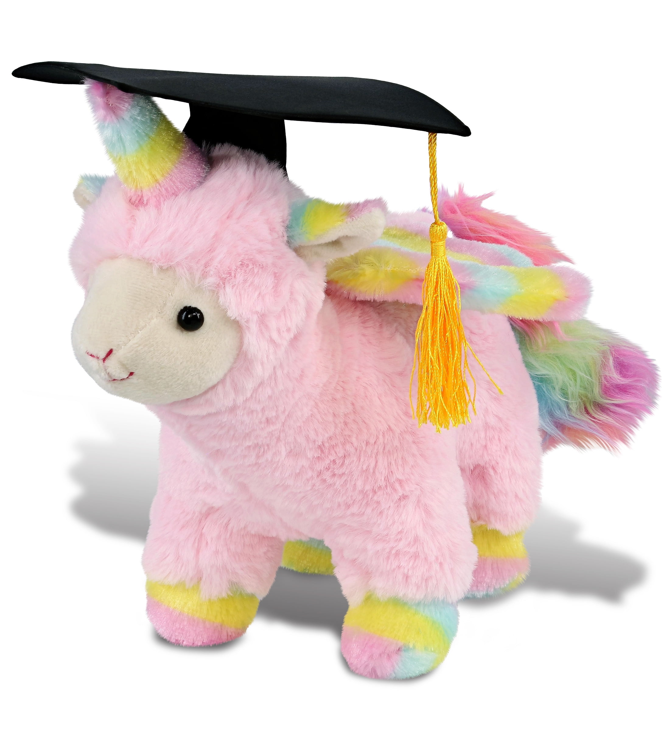 DolliBu Pink Flying Llamacorn Graduation Plush Toy Stuffed Animal ...