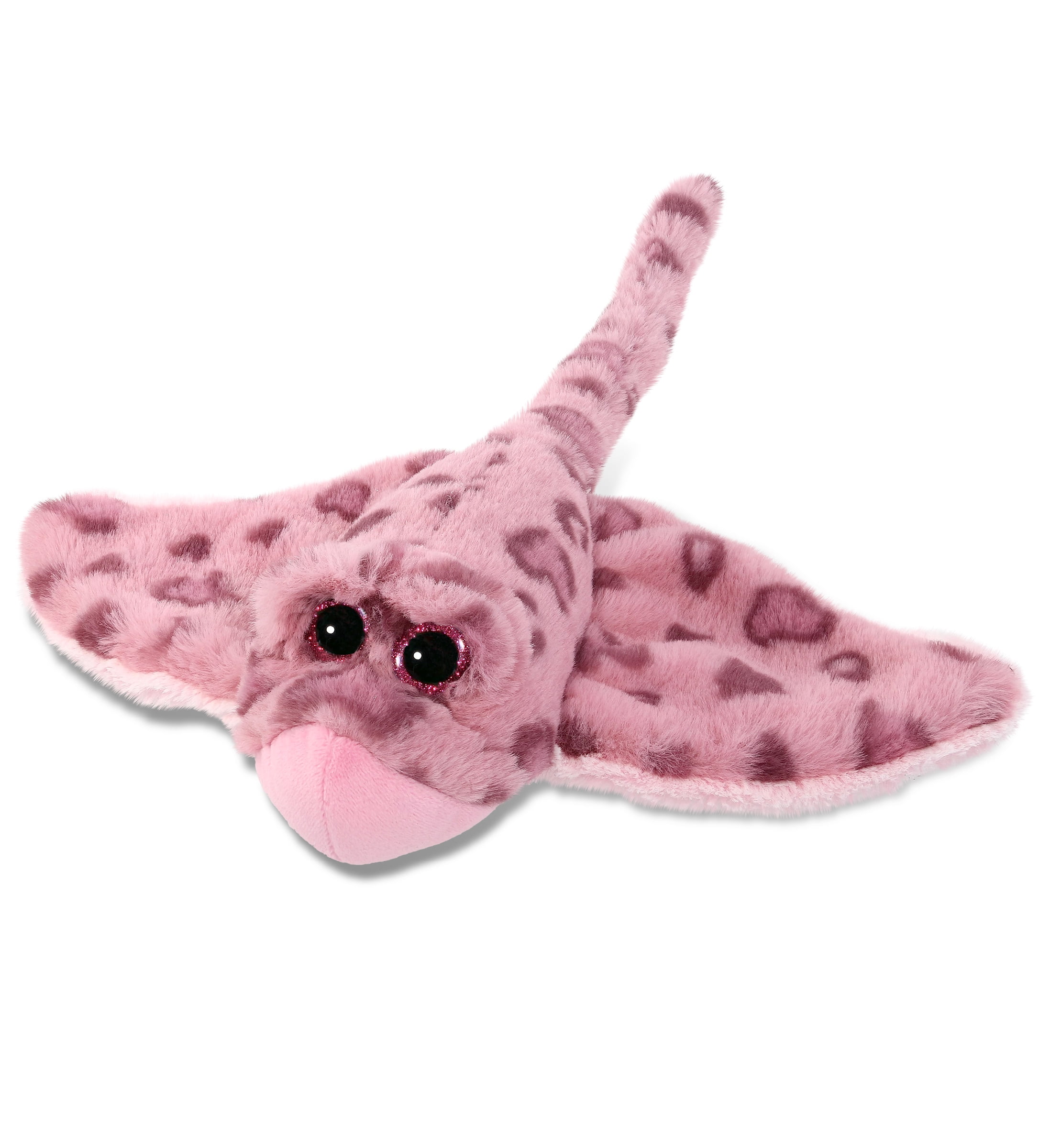 DolliBu Pink Rose Stingray Super Soft Stuffed Animal, Cute Realistic ...
