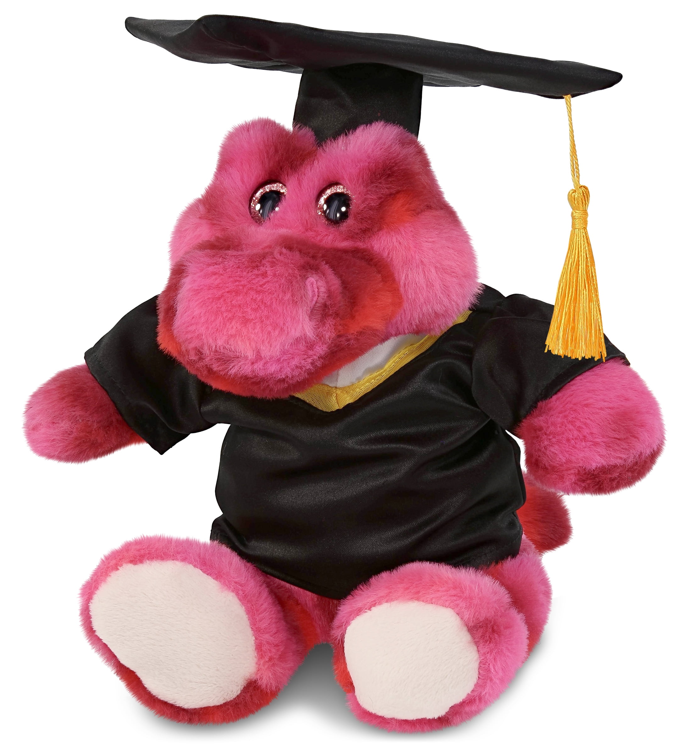 DolliBu Pink Tie-Dye Sitting Alligator Graduation Plush Toy - Gator ...