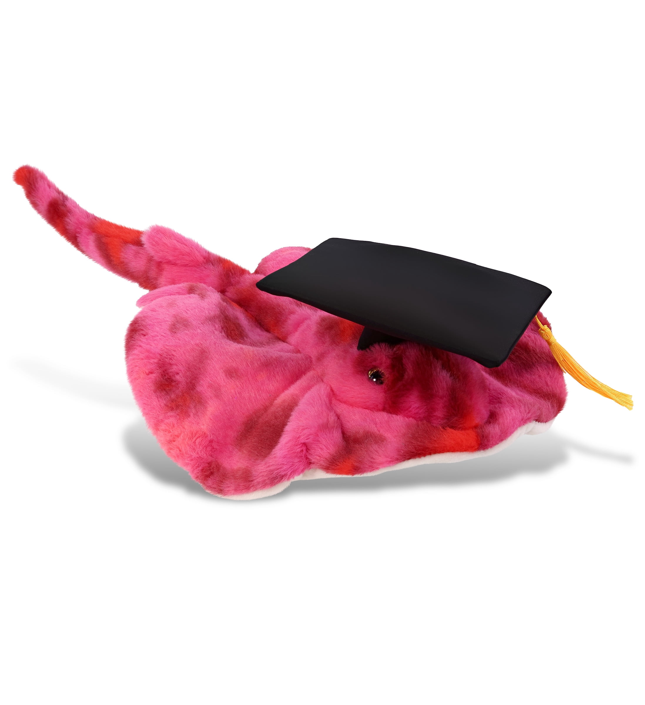 DolliBu Pink Tie-Dye Stingray Graduation Plush Toy - Super Soft ...