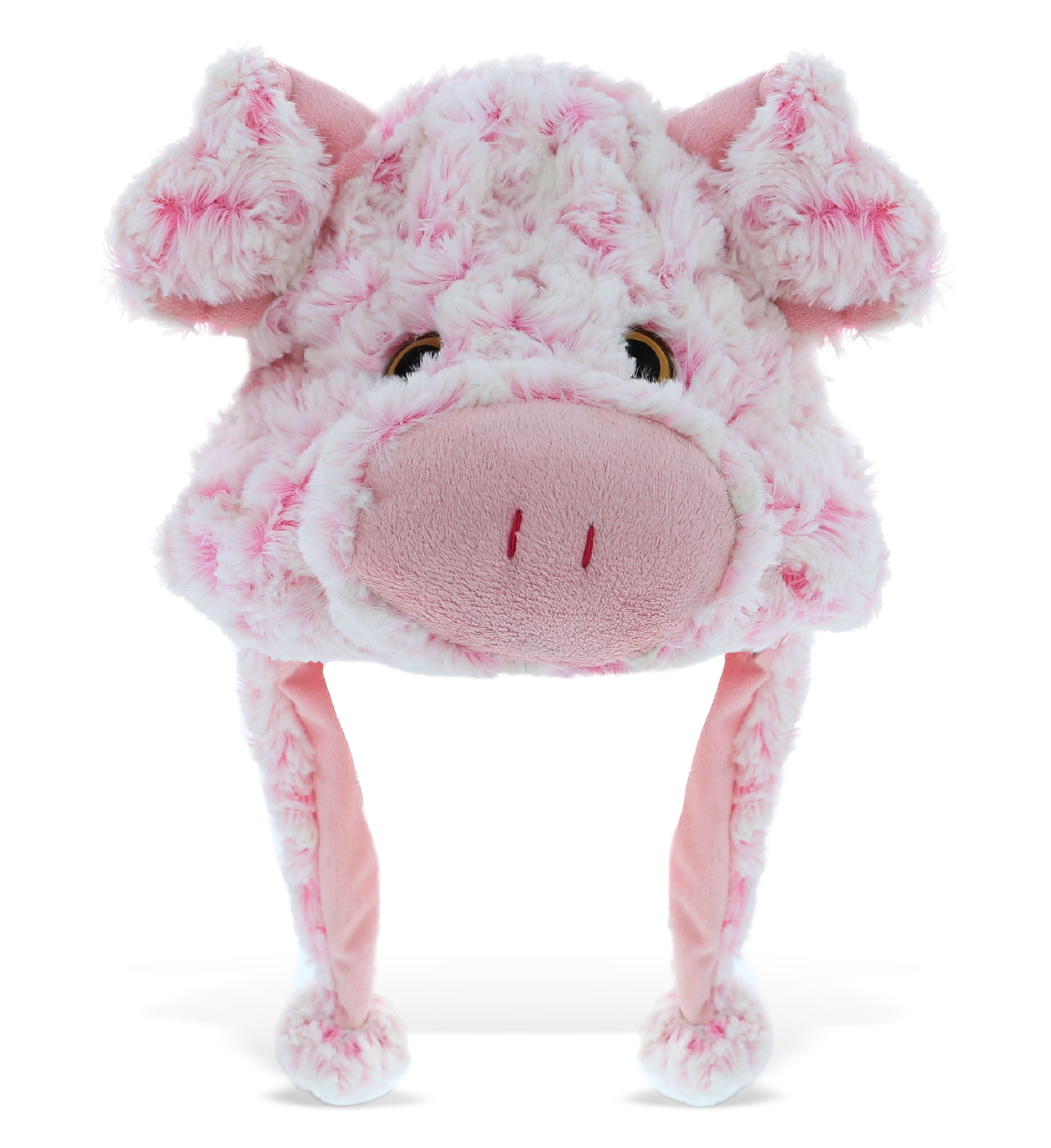 DolliBu Plush Animal Hat - Kids Hat With Ear Flaps, Novelty Beanie Fun ...