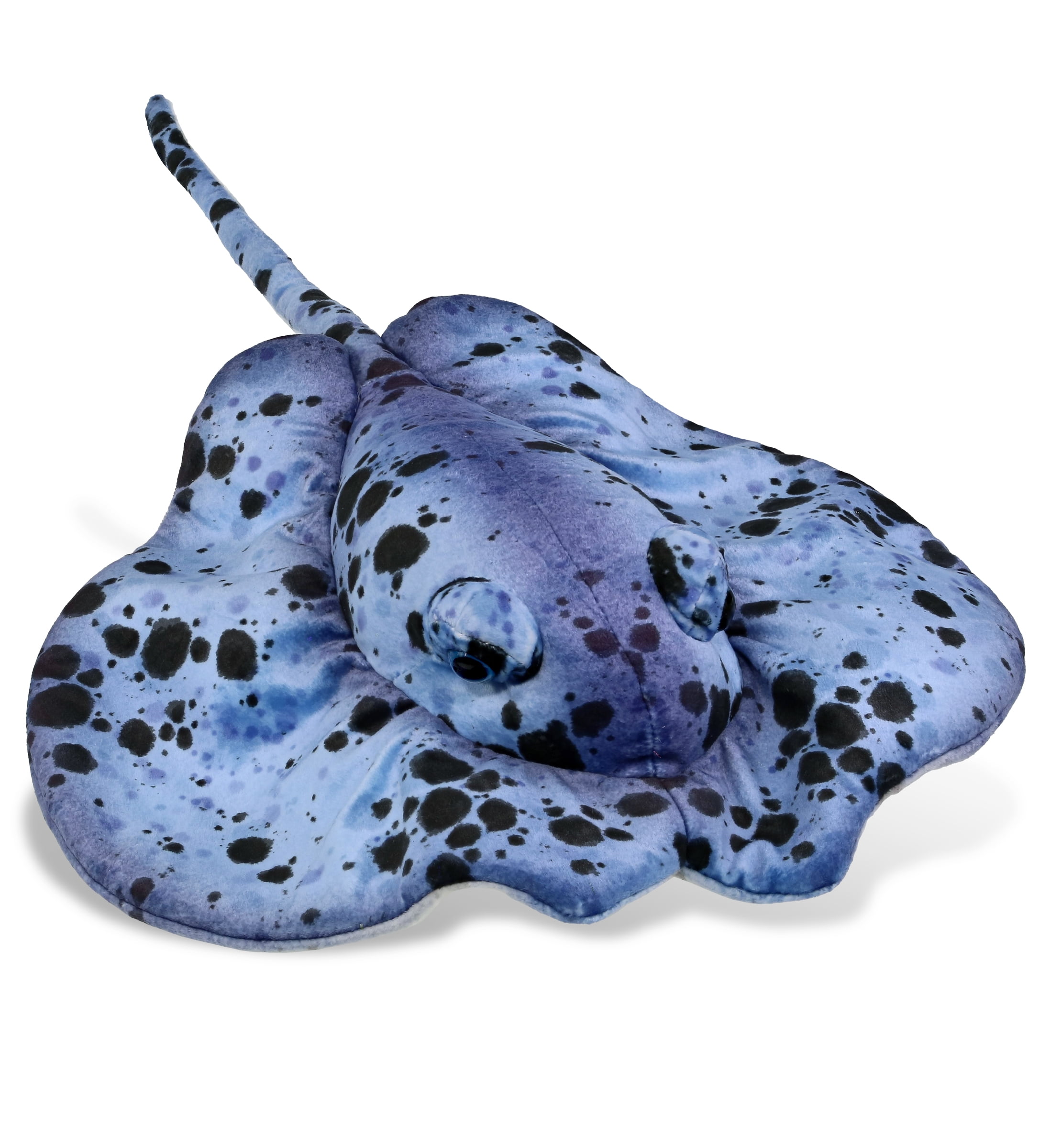 DolliBu Plush Blue Ray Stuffed Animal - Soft Huggable Sitting Blue Ray ...