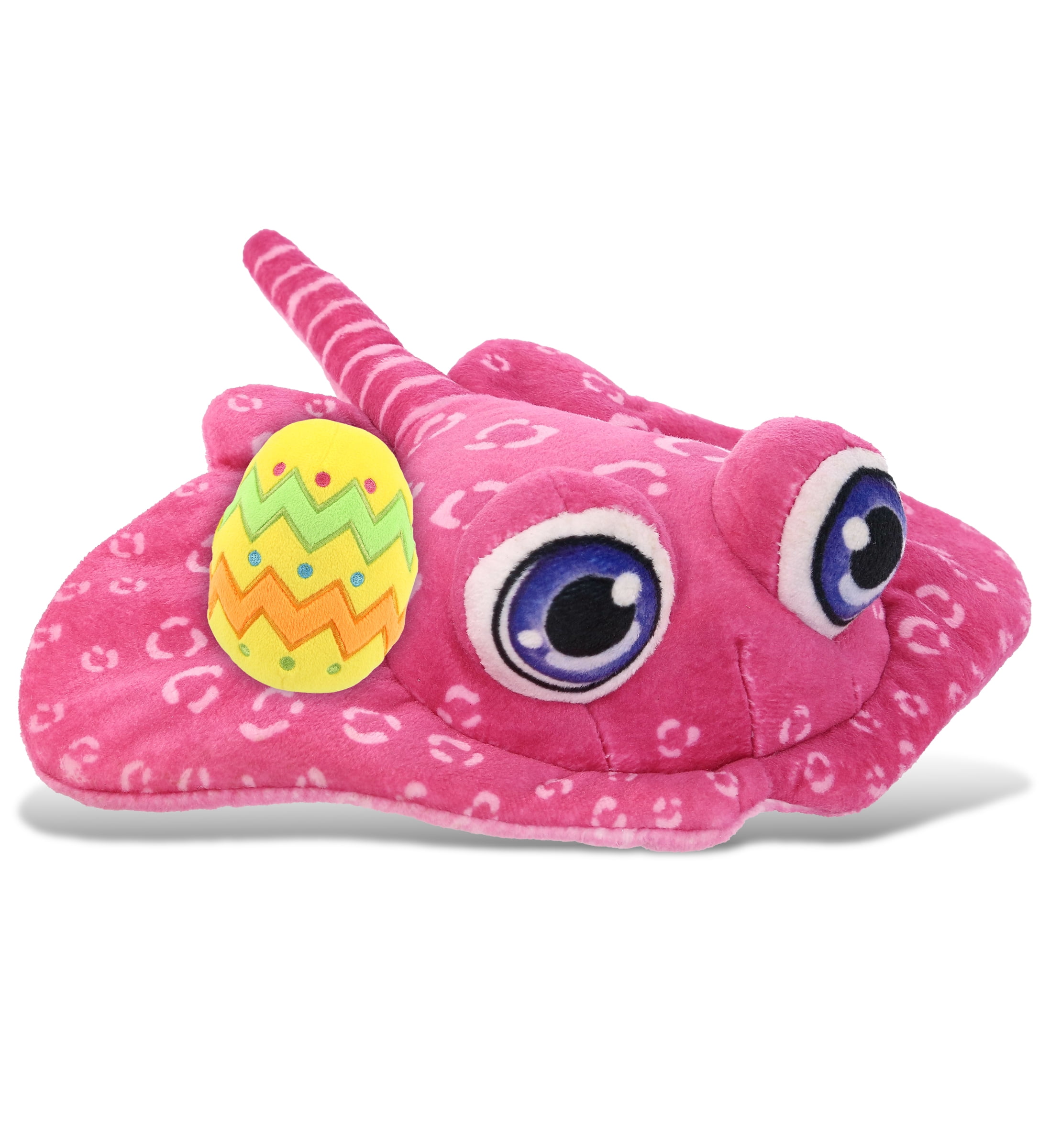 DolliBu Plush Buddies Pink Stingray with Yellow Easter Egg Plush ...