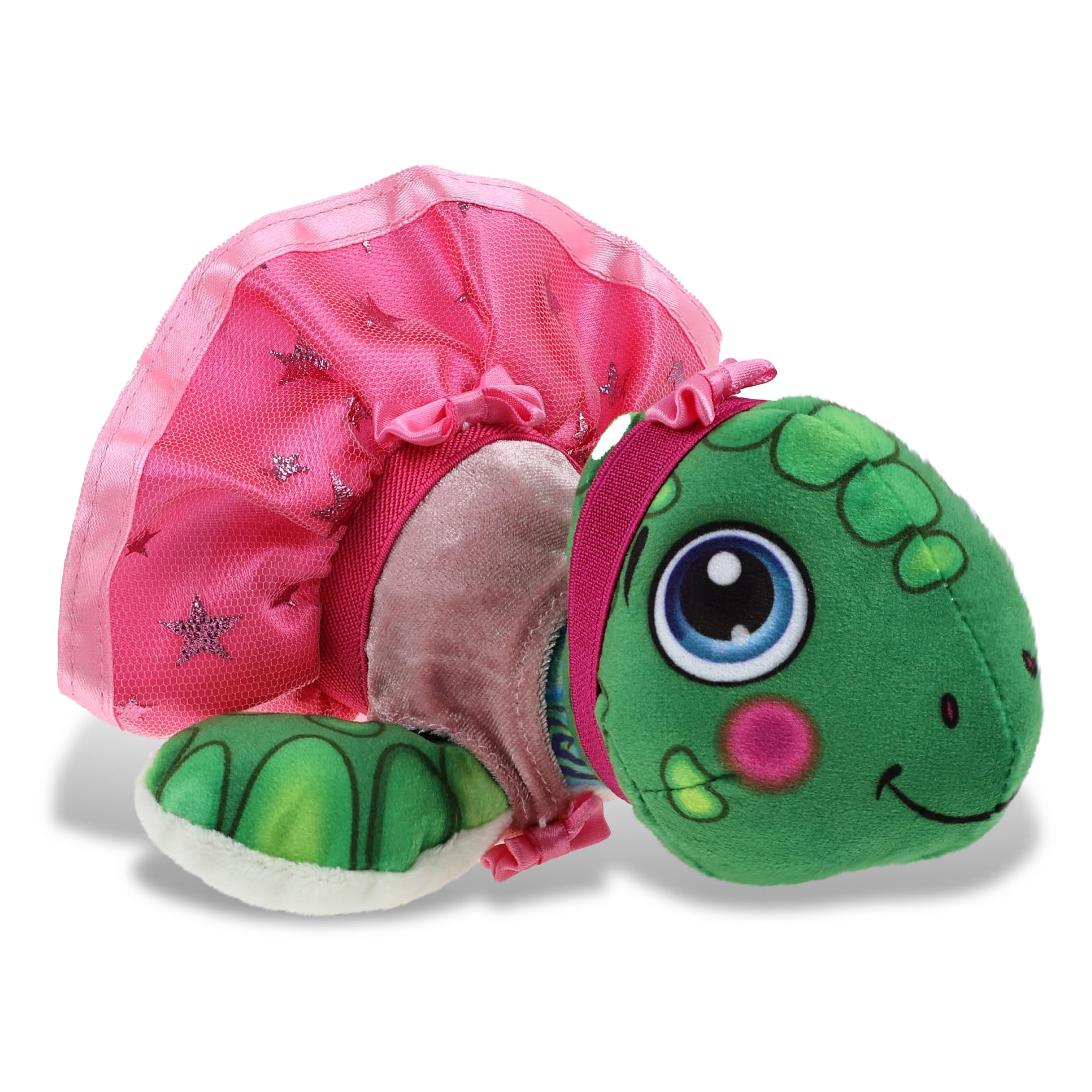 DolliBu Plush Buddies Sea Turtle Stuffed Animal with Ballerina Dress Up ...