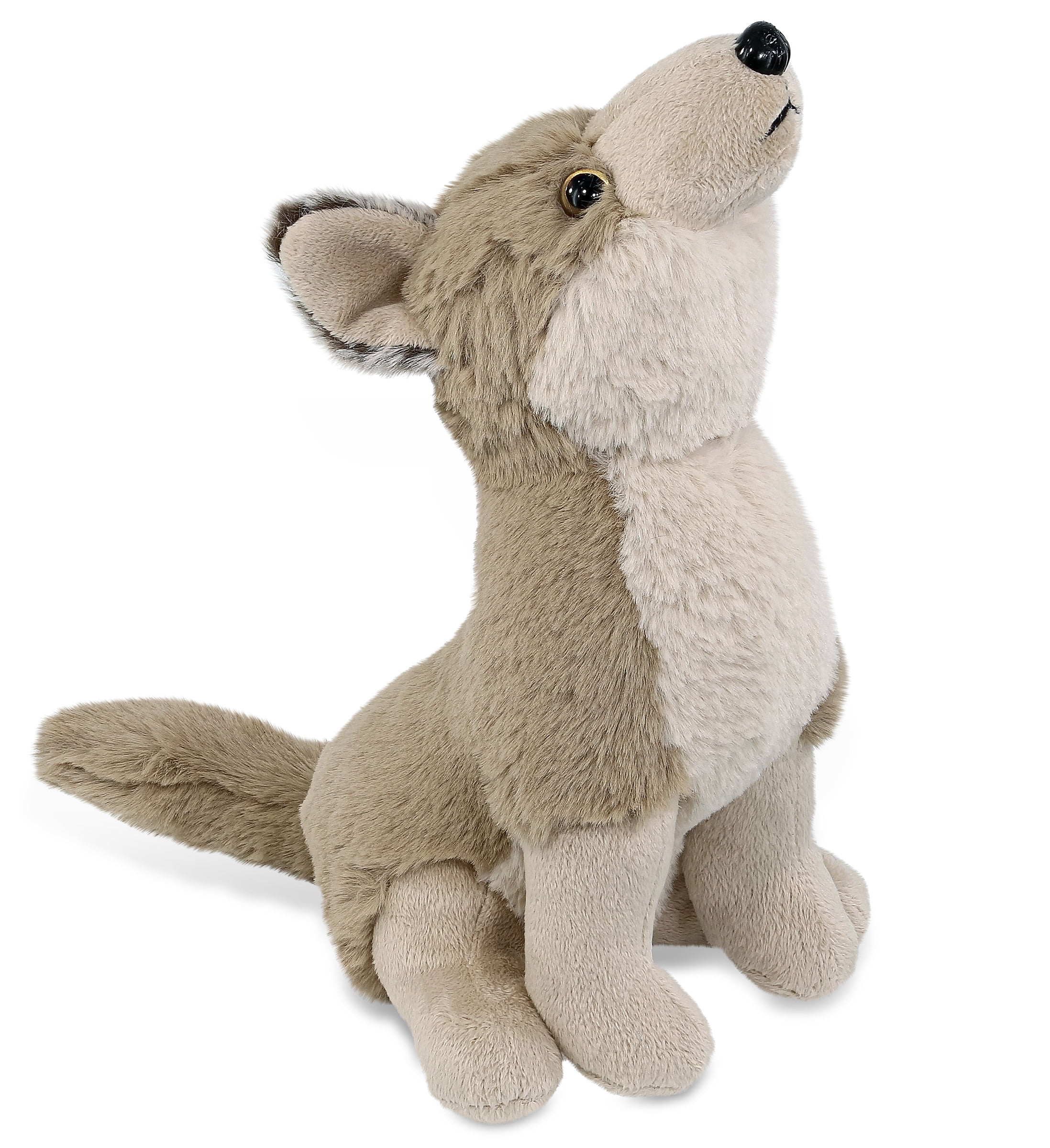DolliBu Plush Howling Wolf Stuffed Animal - Soft Huggable Howling Wolf ...