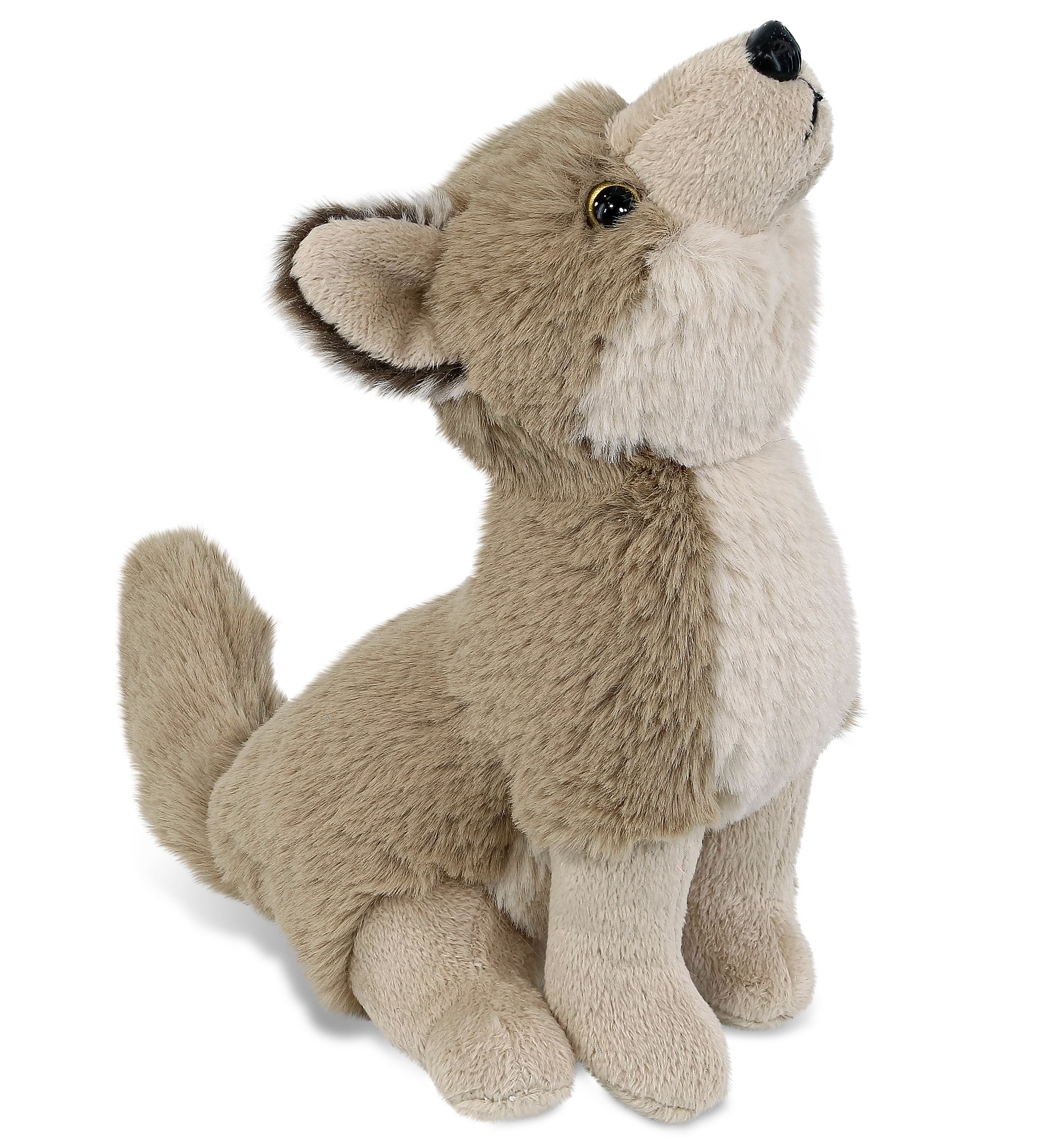 DolliBu Plush Howling Wolf Stuffed Animal - Soft Huggable Howling Wolf ...