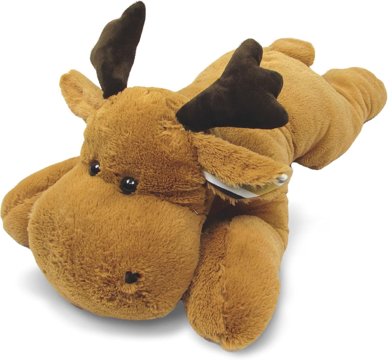 DolliBu Plush Moose Stuffed Animal Pillow Size - Super Soft Animal ...
