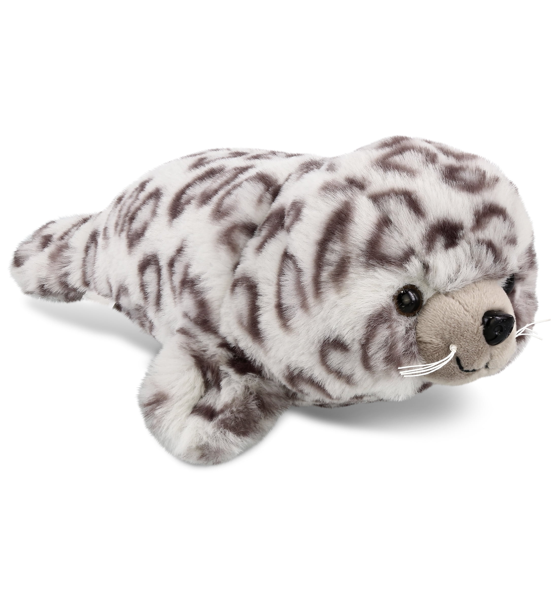 DolliBu Plush Seal Stuffed Animal - Soft Huggable Spotted Seal ...
