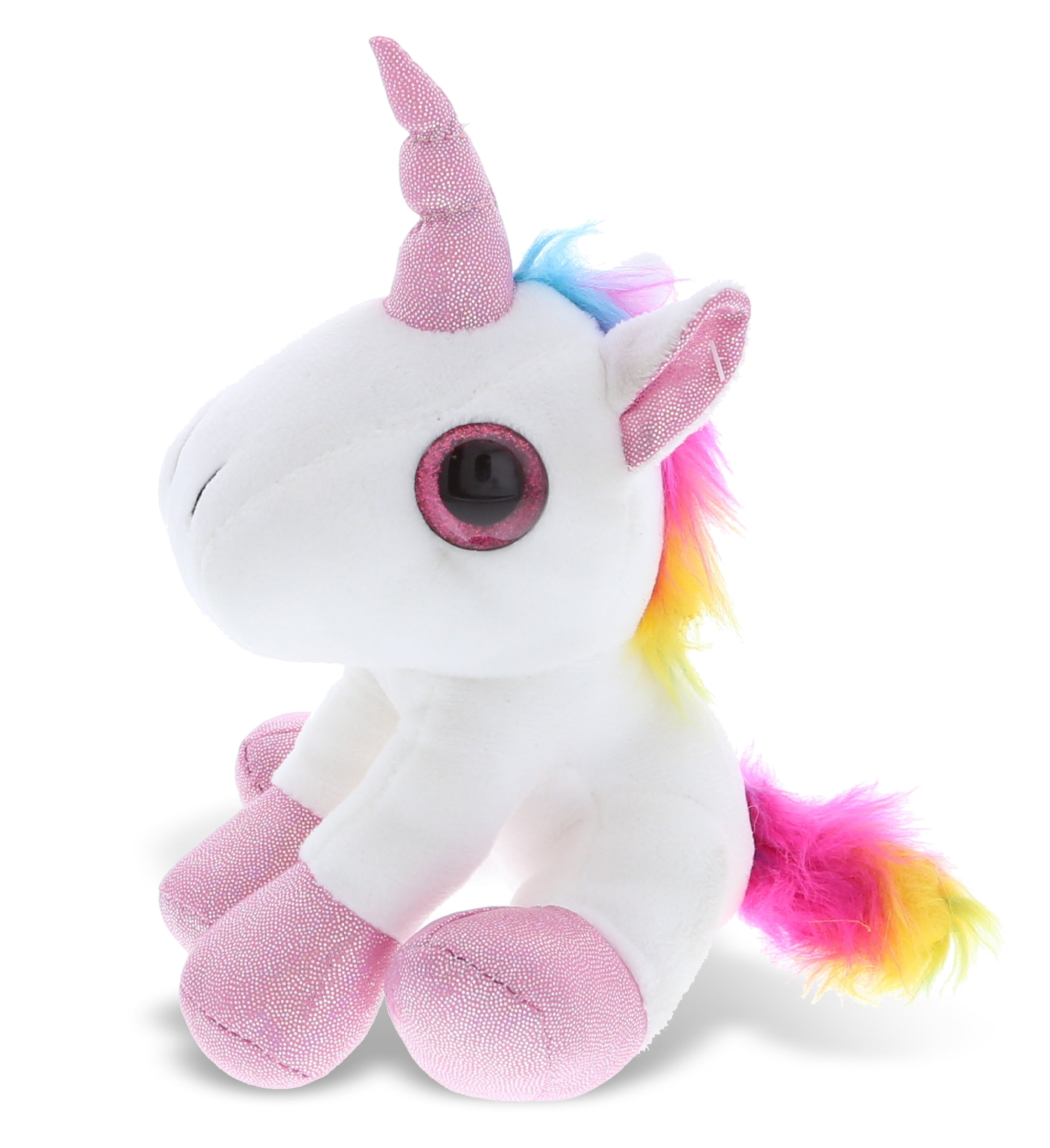 DolliBu Plush White Unicorn Stuffed Animal - Super Soft Huggable ...
