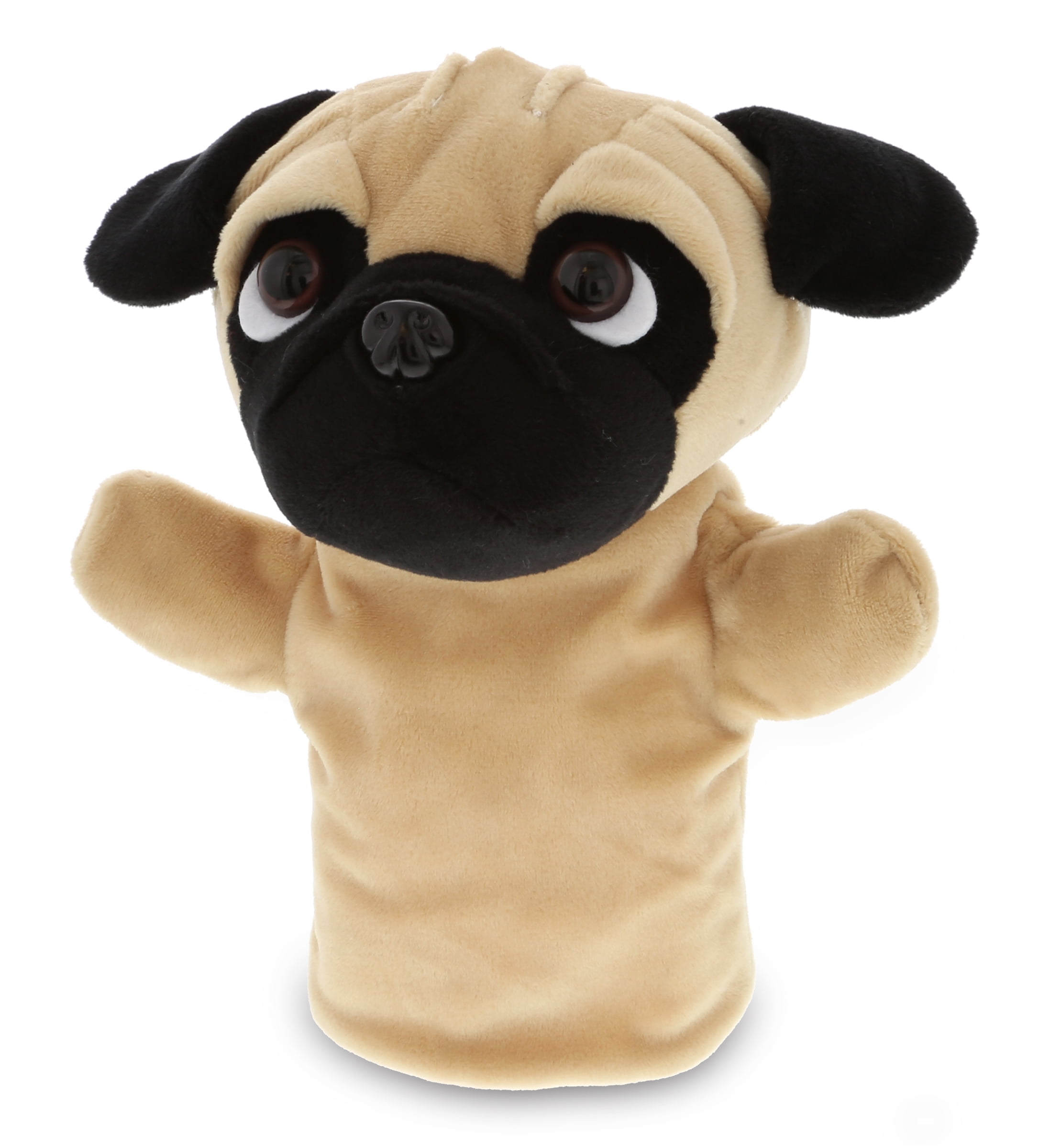 DolliBu Pug Dog Hand Puppet - Soft Plush Toy for Kids & Adults ...